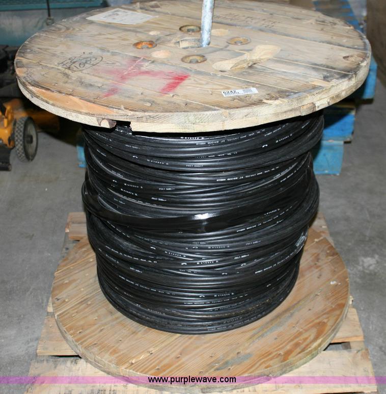 Roll of overhead telephone wire in Newton, KS | Item 6242 sold | Purple ...