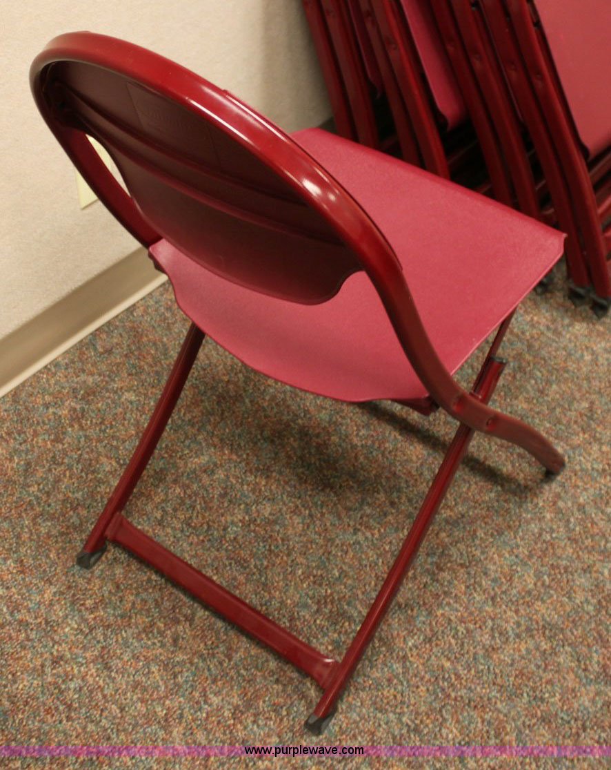 (115) Mity-Lite Swift-Set folding chairs in Derby, KS | Item 6212 sold ...