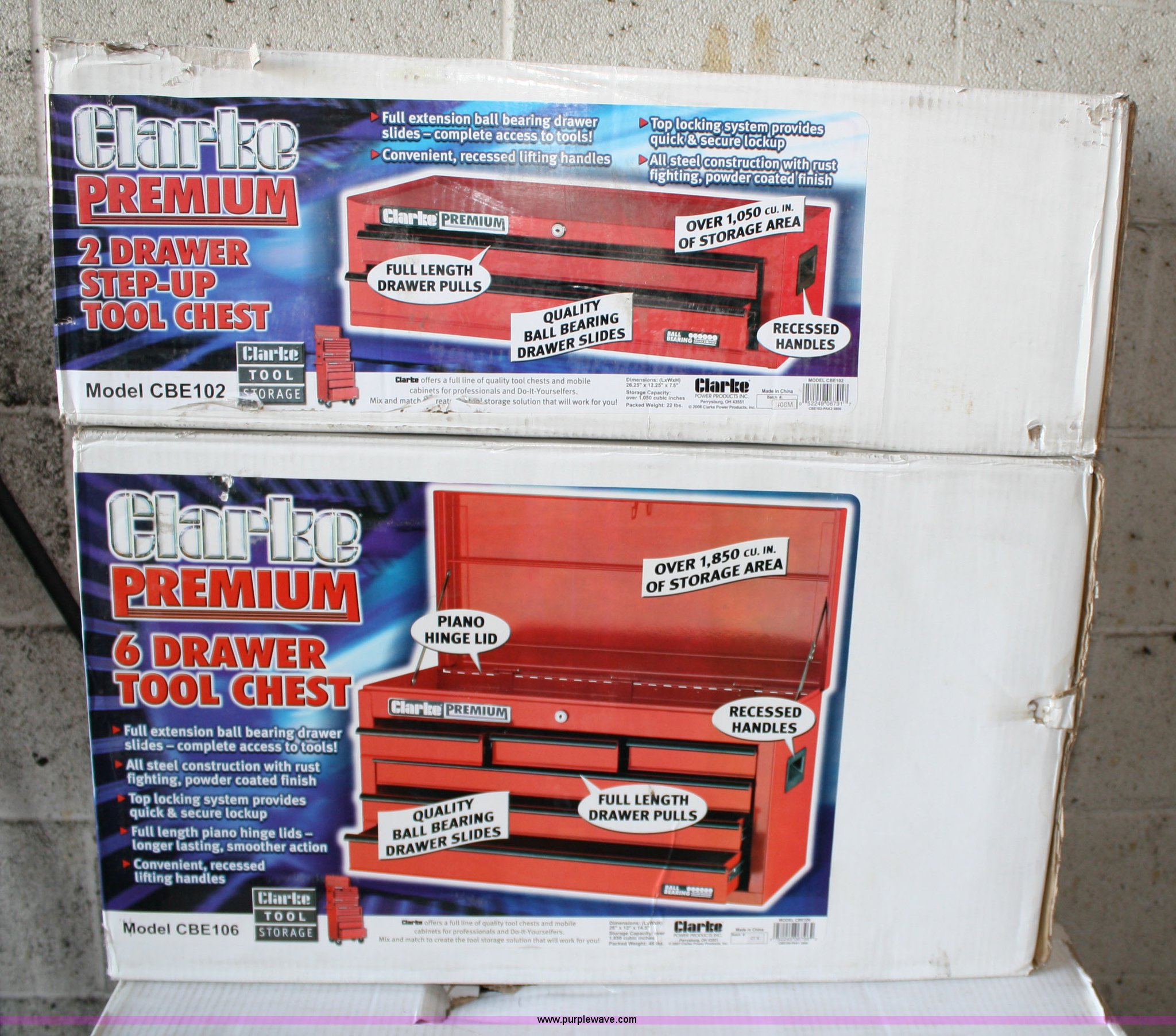 Assorted Clark tool boxes in Spring Hill, KS | Item 5002 sold | Purple Wave