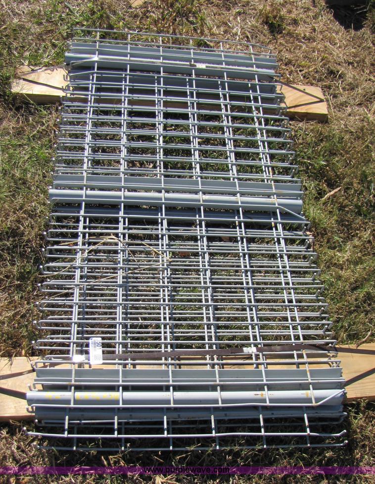 (4) 26 1/2" x 50" grid racking in Fairview, MO | Item 3501 sold ...