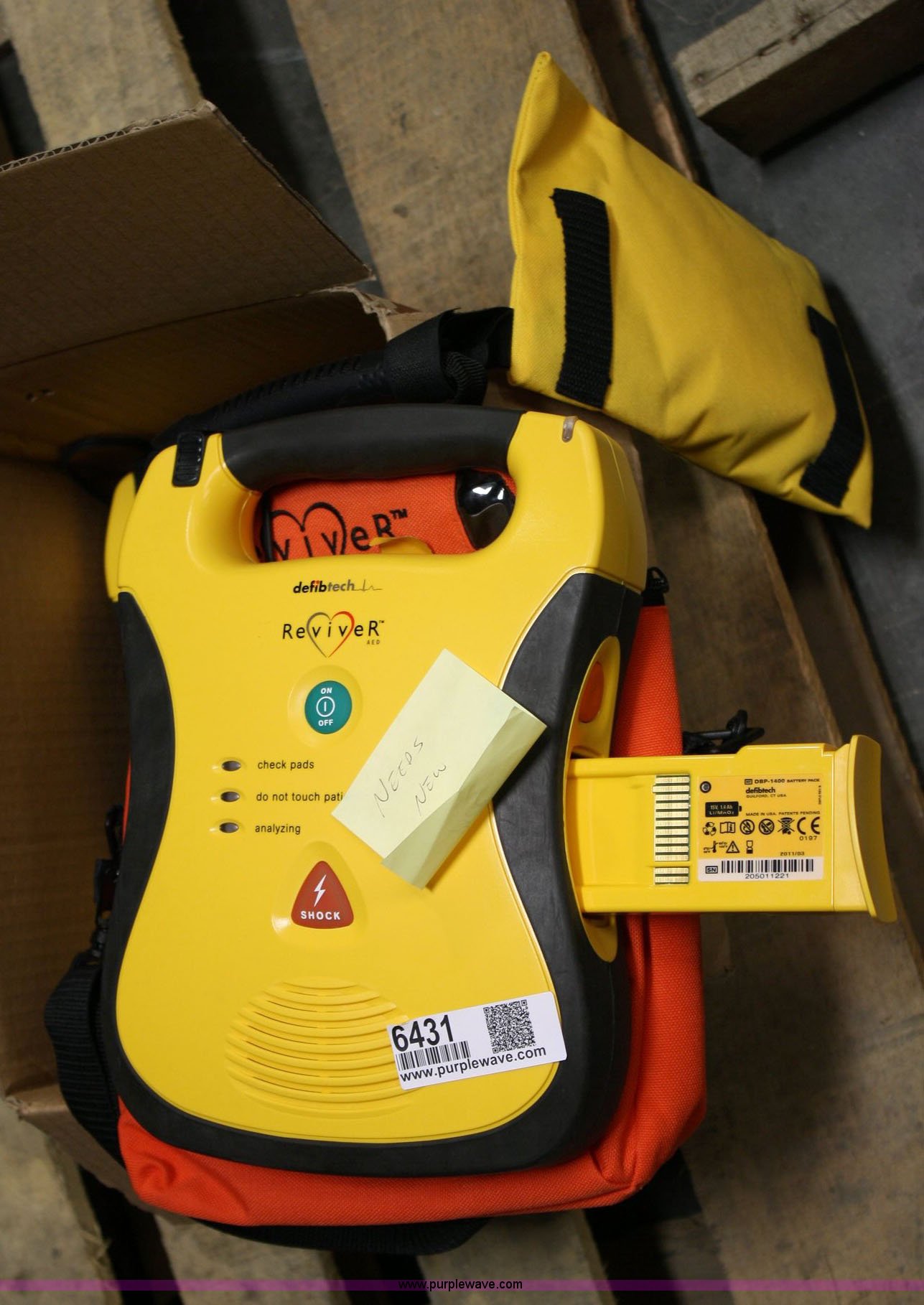 (2) Defibtech Reviver automated external defibrillators in Colwich, KS ...