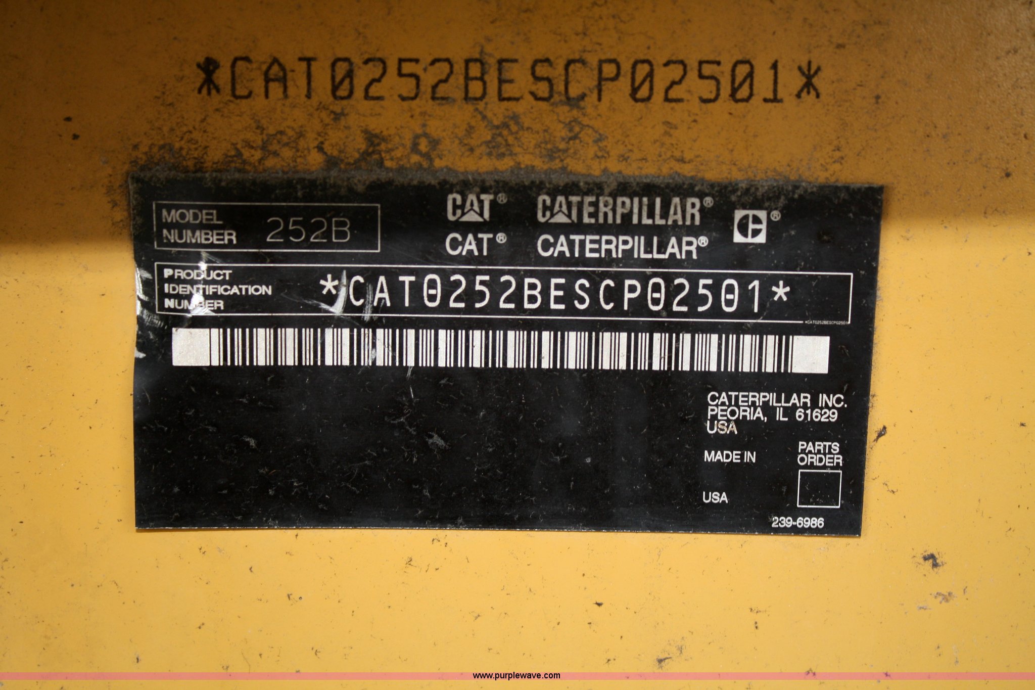 2006 Caterpillar 252B skid steer in Parker, KS | Item 4684 sold ...
