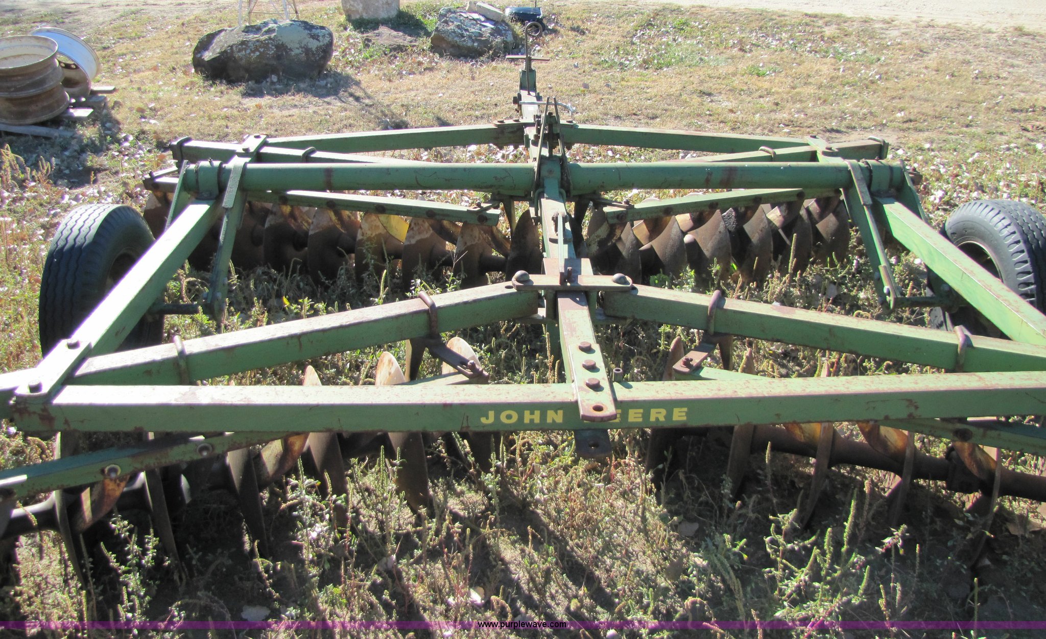 John Deere BW 12' offset disk in McPherson, KS | Item 5292 sold ...