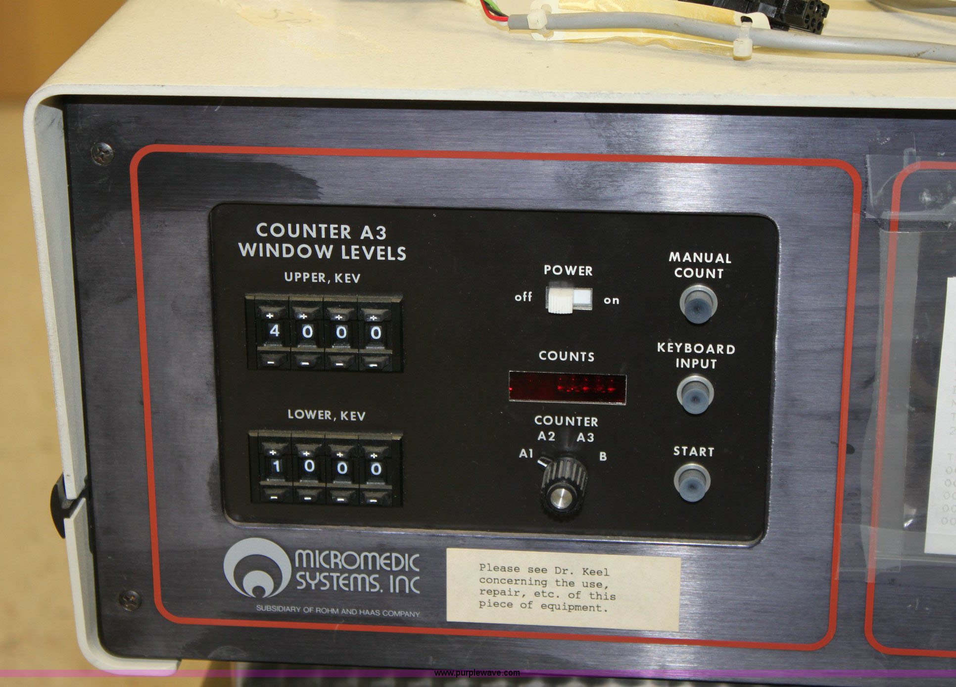 Micromedic Isoflex automatic gamma counter in Wichita, KS | Item 6308 ...