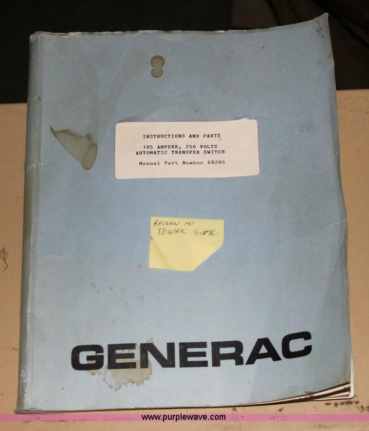 Generac GTS 105 generator system in South Hutchinson, KS | Item 3660 ...