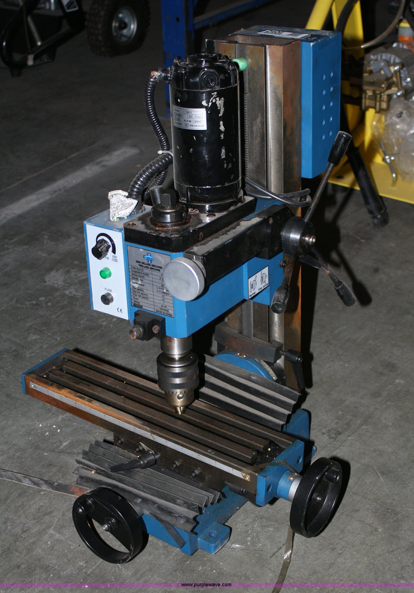 Cummins mini milling machine in Spring Hill, KS | Item 2406 sold ...