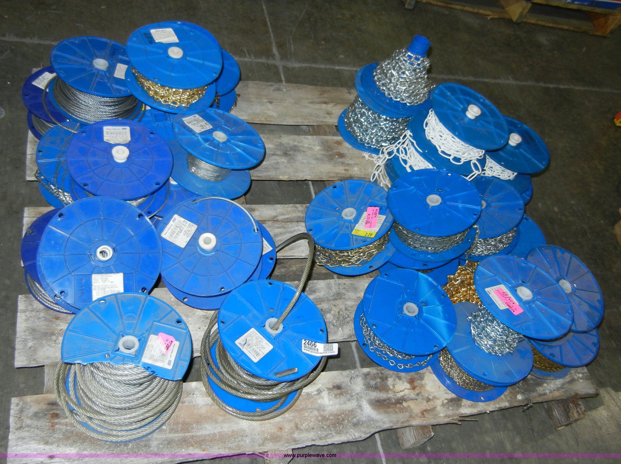 34 spools of cable and chain in Spring Hill, KS | Item 2466 sold ...