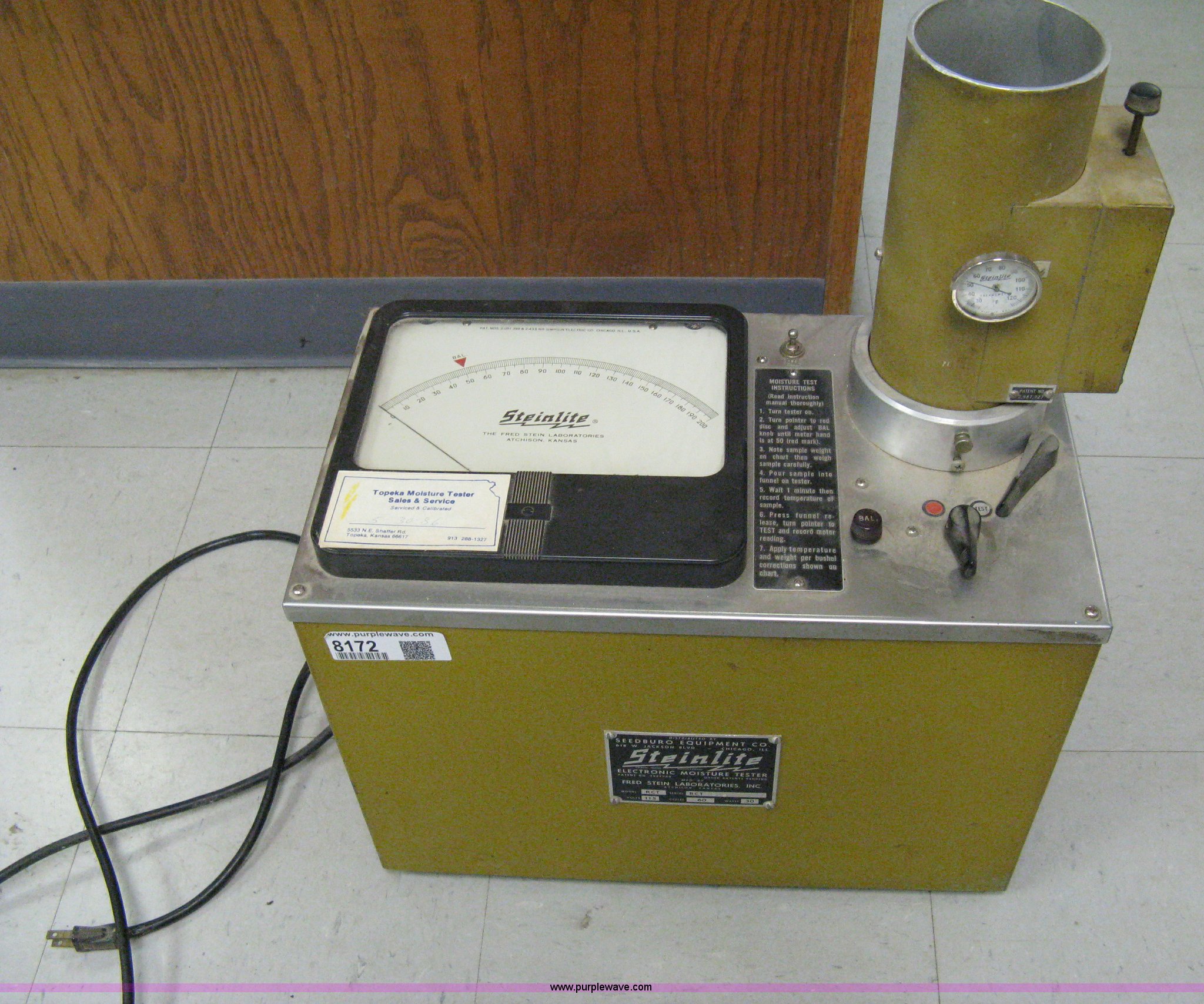 Steinlite electronic moisture tester in Valley Center, KS | Item 8172 ...