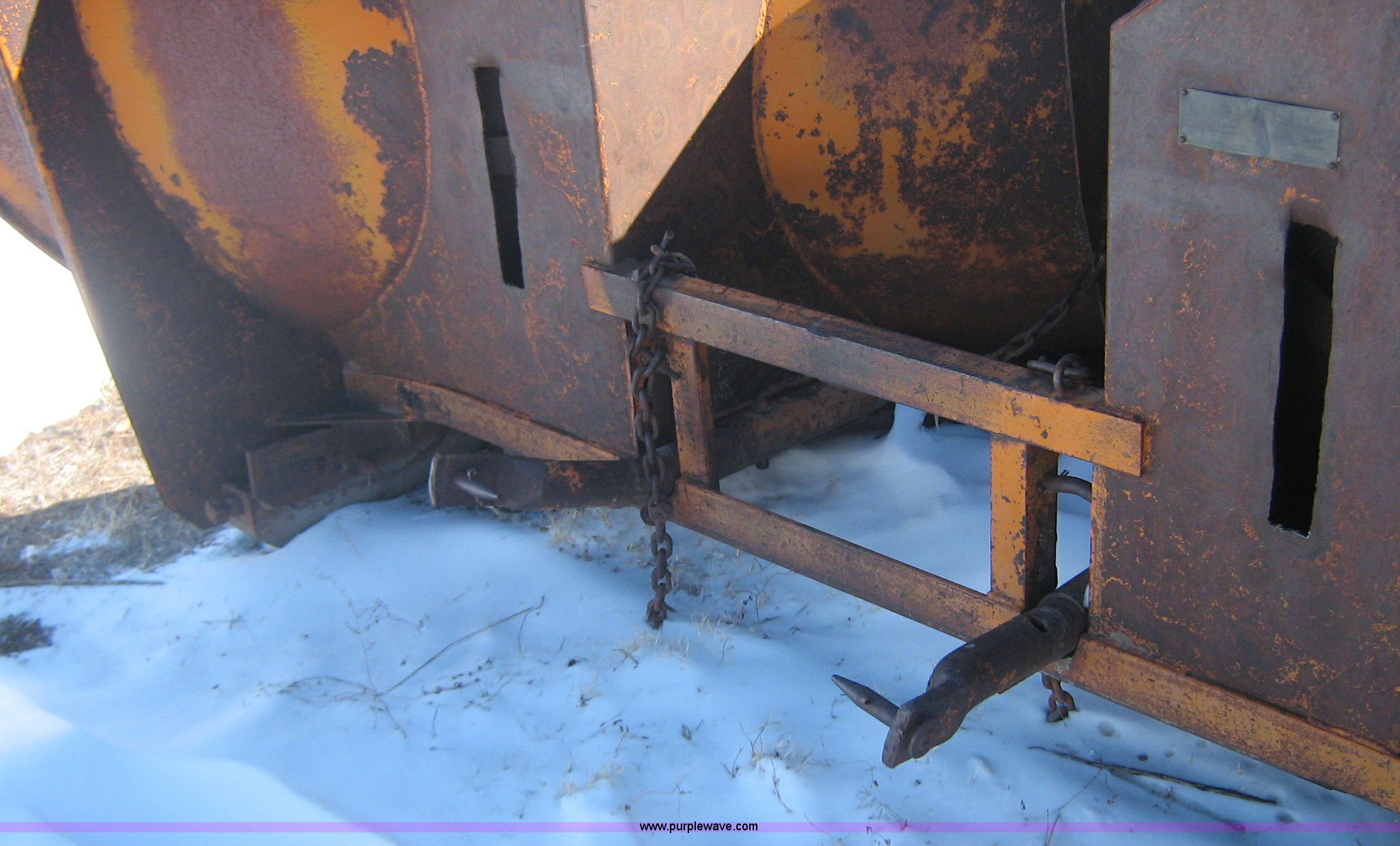 Burch BV2-21 V snow plow in Colby, KS | Item 7000 sold | Purple Wave