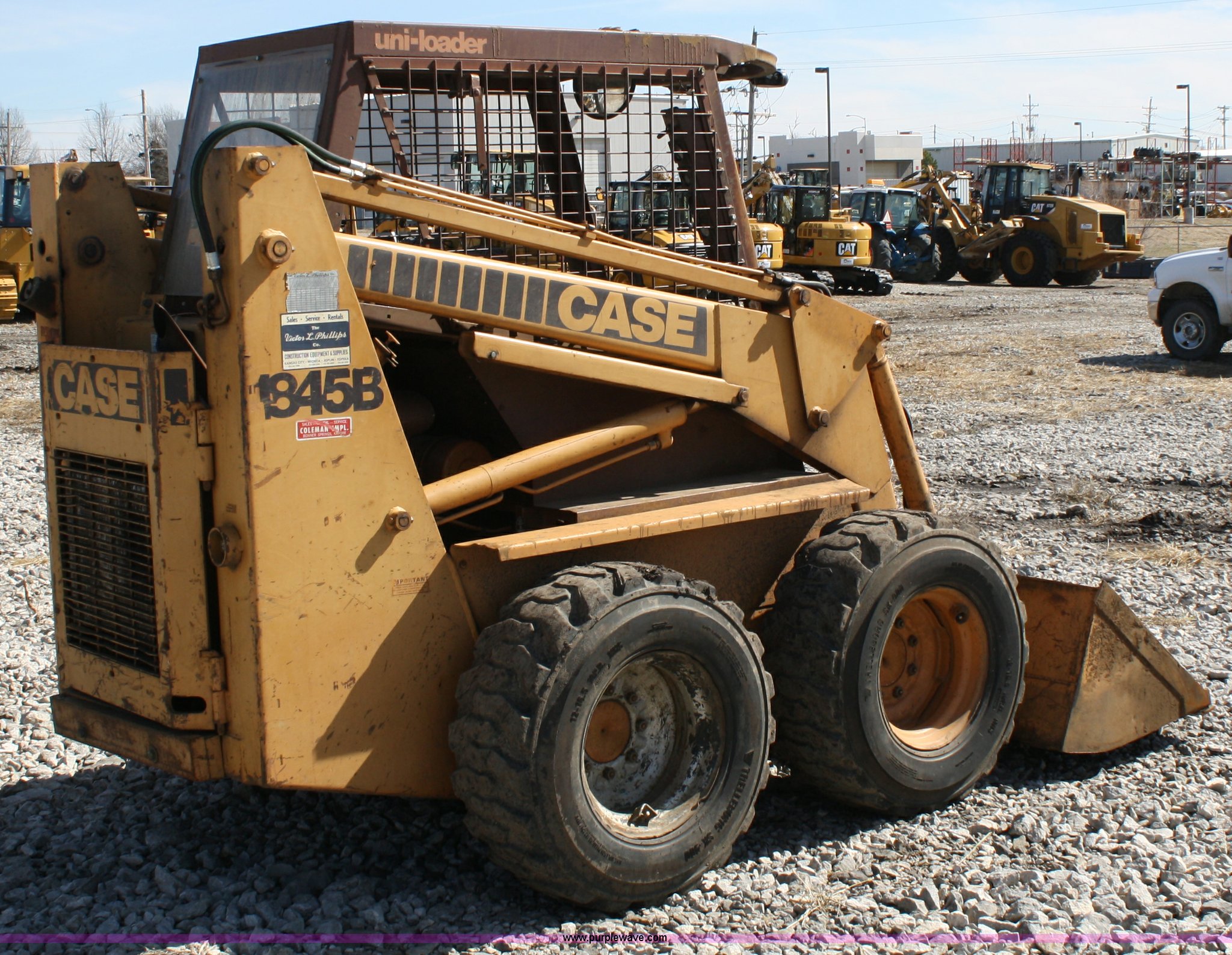 1985 Case 1845B skid steer in Olathe, KS | Item 4954 sold | Purple Wave