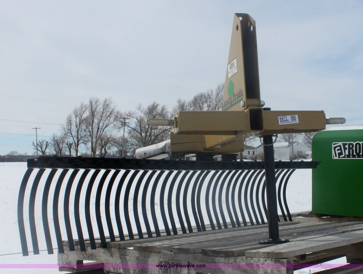 Land Pride 5' landscape rake in Beloit, KS | Item 6471 sold | Purple Wave