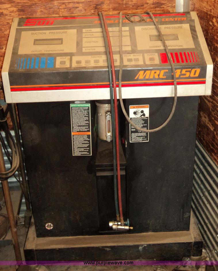 Sun Machine MRC450 134A AC reclaimer in Pratt, KS | Item 1900 sold ...