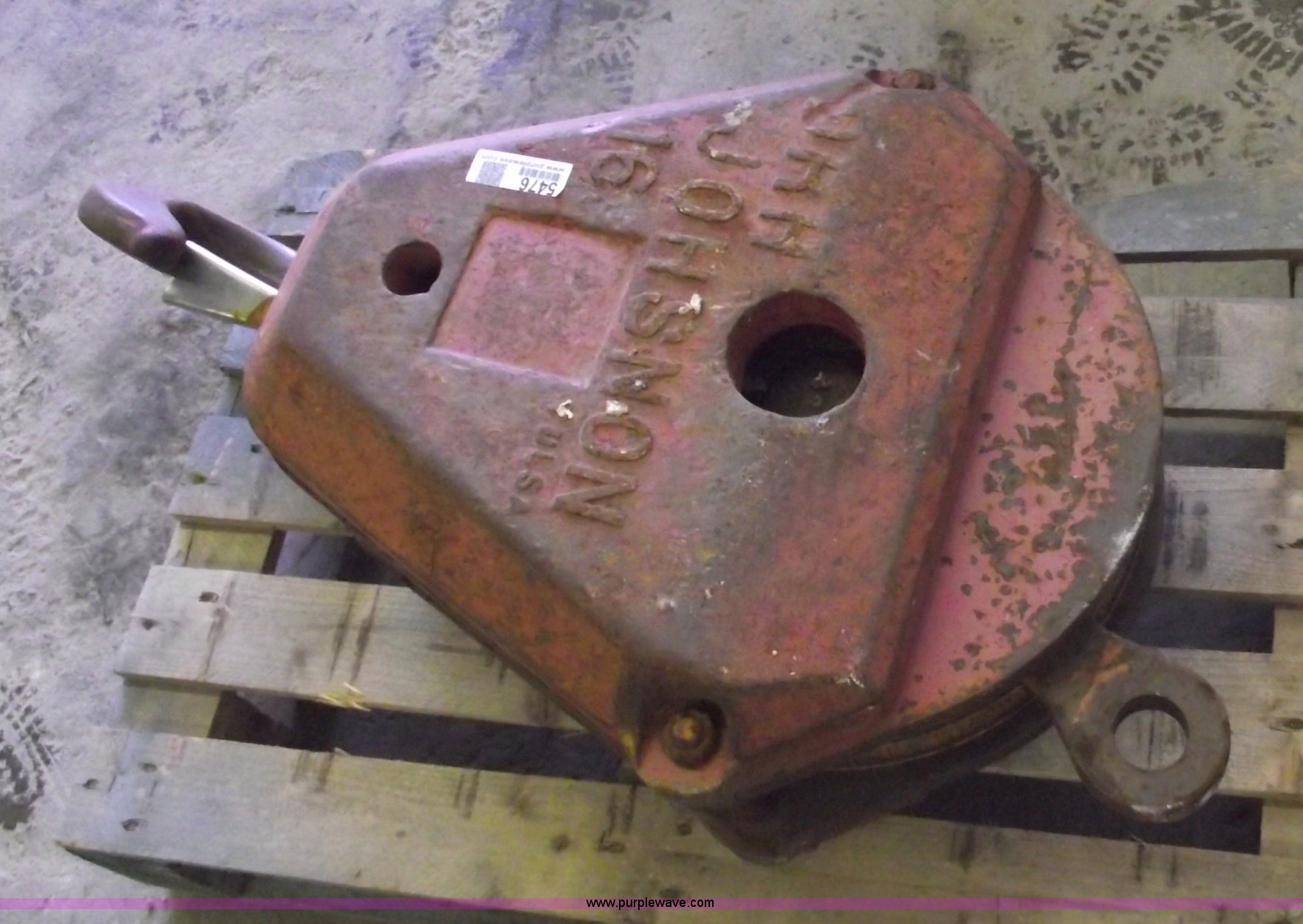 20 ton DRH Johnson hook block in Kansas City, KS | Item 5476 sold ...