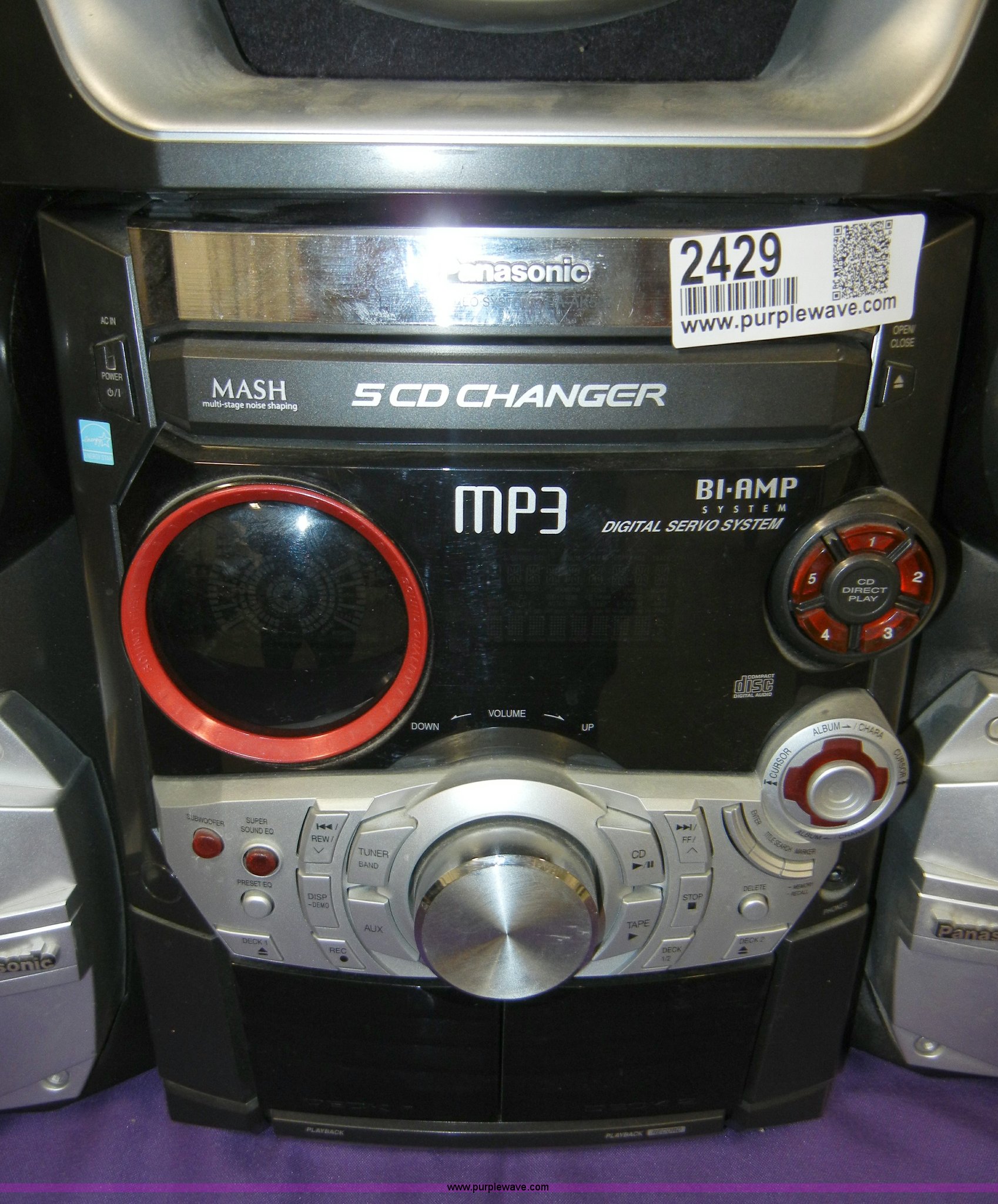 Panasonic Stereo System 5 Cd Changer