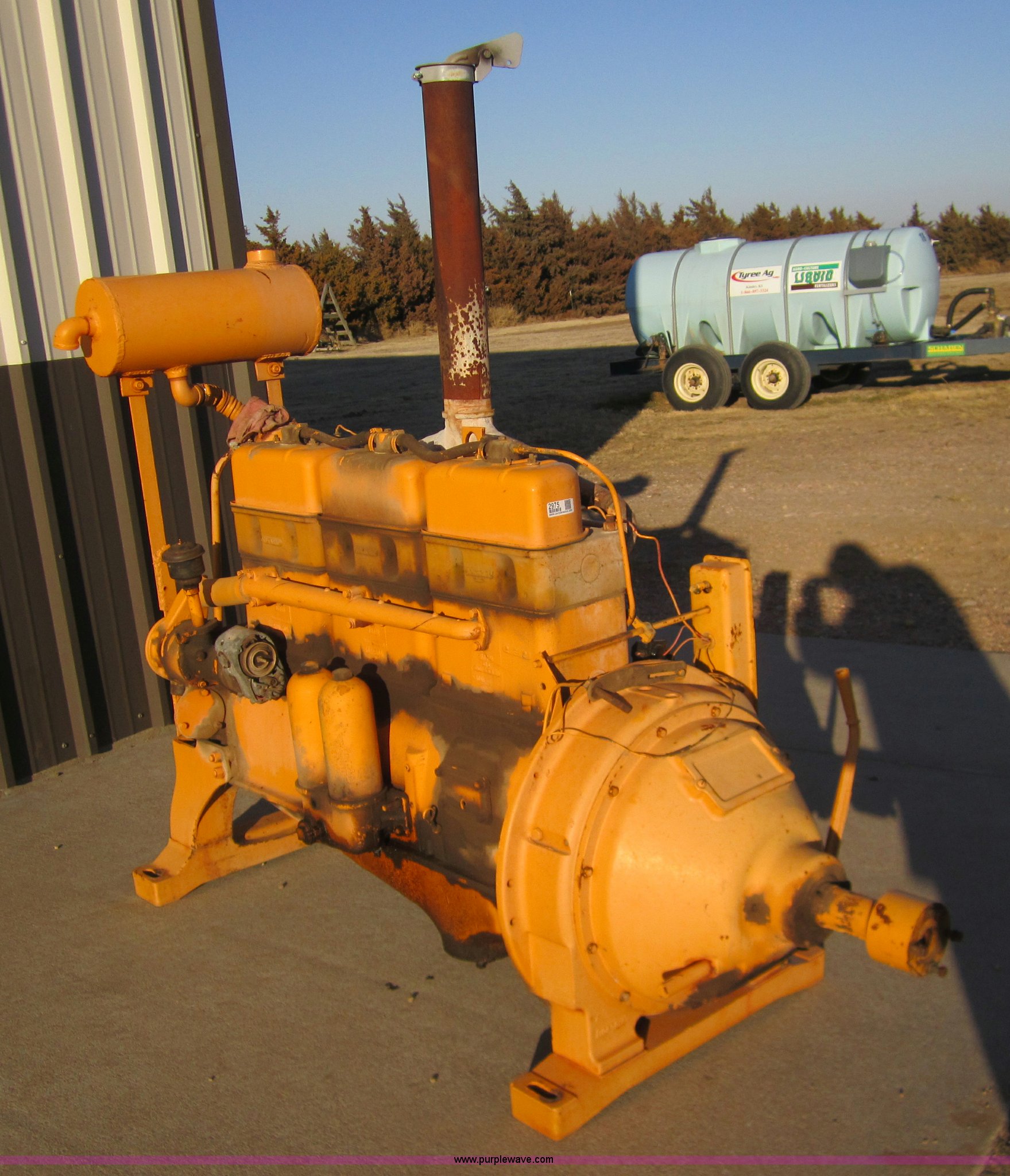 Minneapolis Moline 605 six cylinder natural gas irrigation engine in ...