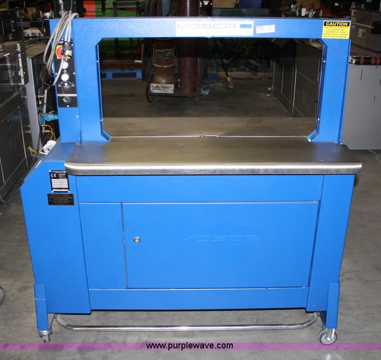 Mosca strapping machine in Spring Hill, KS | Item 4901 sold | Purple Wave