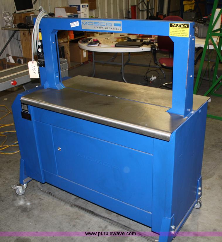 Mosca strapping machine in Spring Hill, KS | Item 4902 sold | Purple Wave