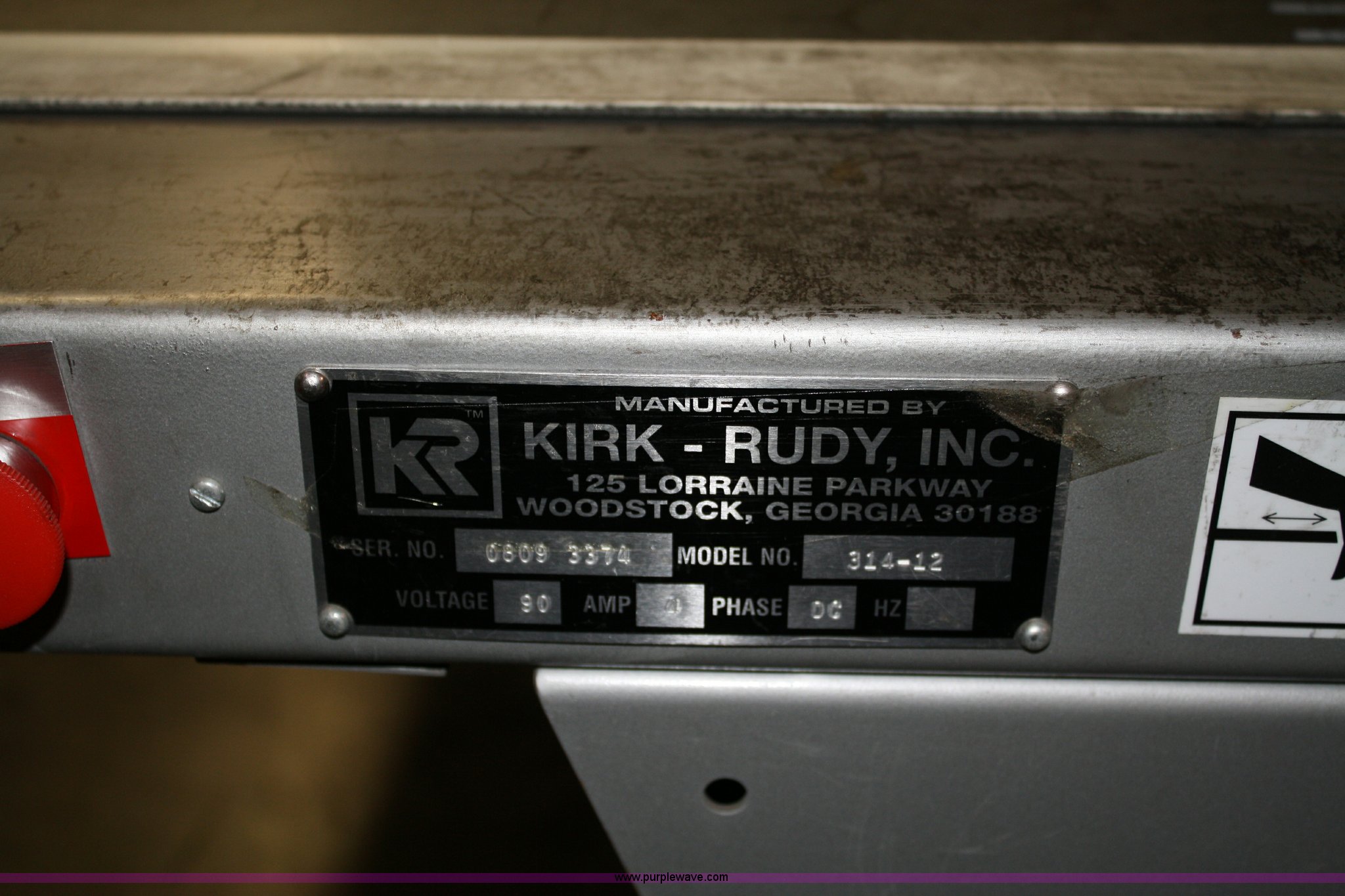 Kirk-Rudy NetJet inkjet addressing system with dryer/heater, 12 ...