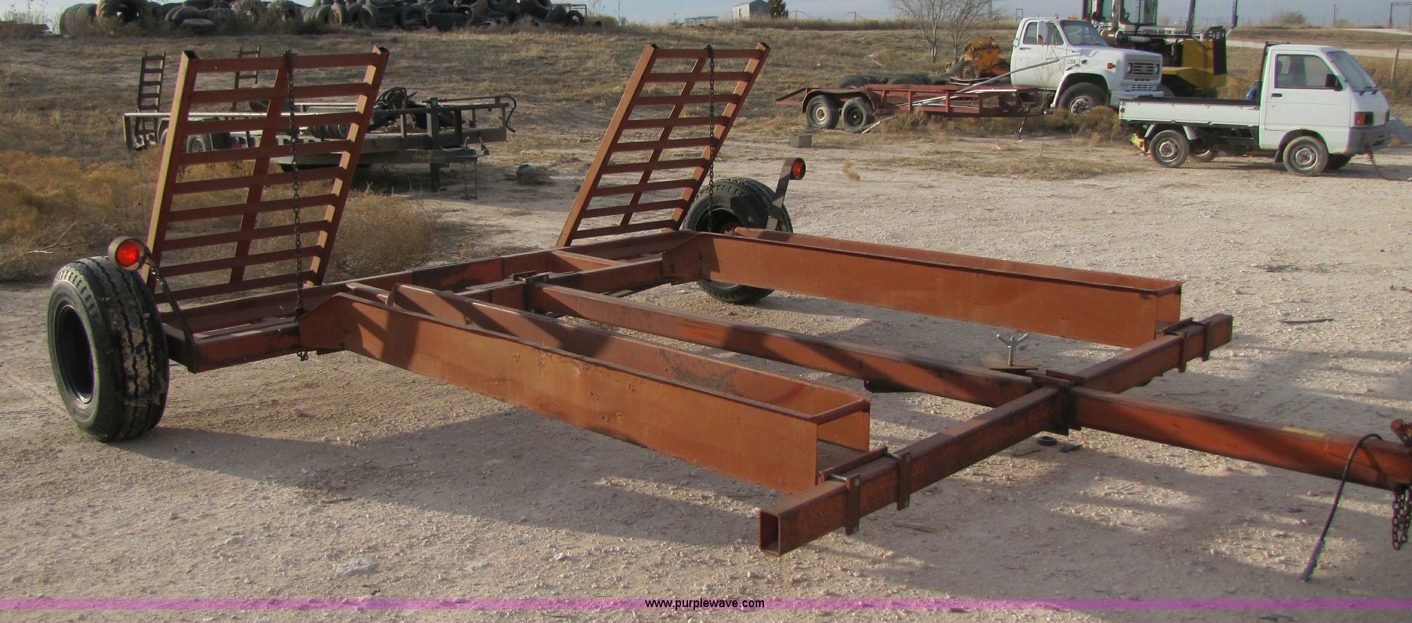 Donahue swather trailer in Shattuck, OK | Item 1001 sold | Purple Wave