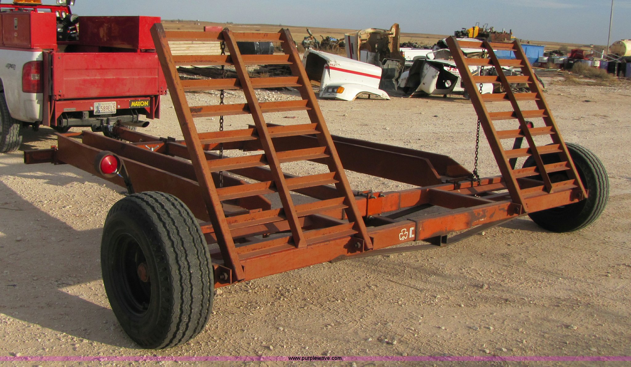 Donahue swather trailer in Shattuck, OK | Item 1001 sold | Purple Wave