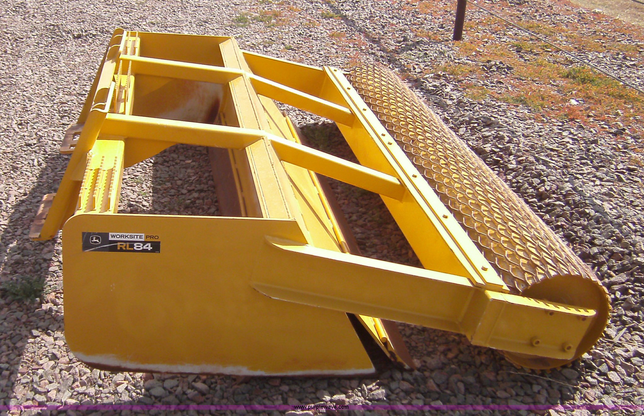 John Deere Worksite Pro RL84 road leveler skid steer attachment in ...