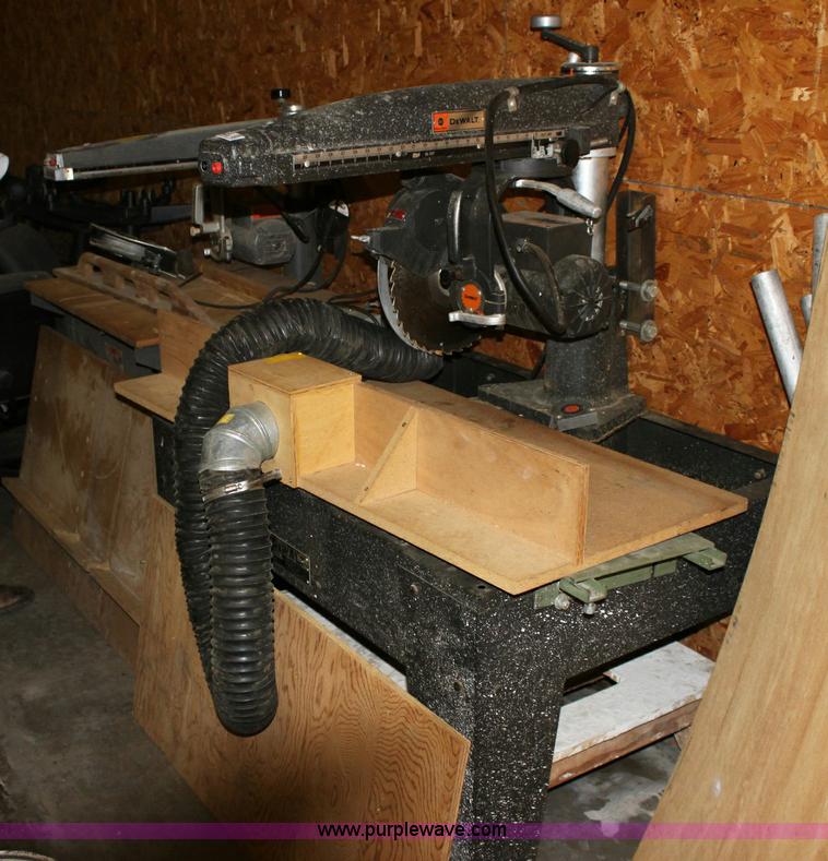 Dewalt 12" radial arm saw on stand in Hutchinson, KS | Item 6461 sold ...