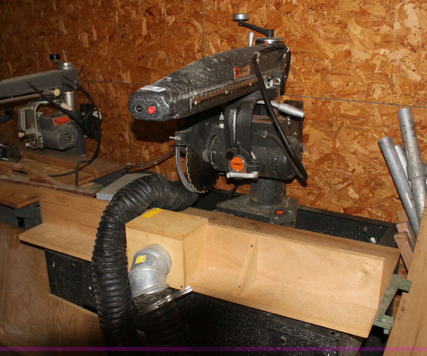 Dewalt 12" radial arm saw on stand in Hutchinson, KS | Item 6461 sold ...