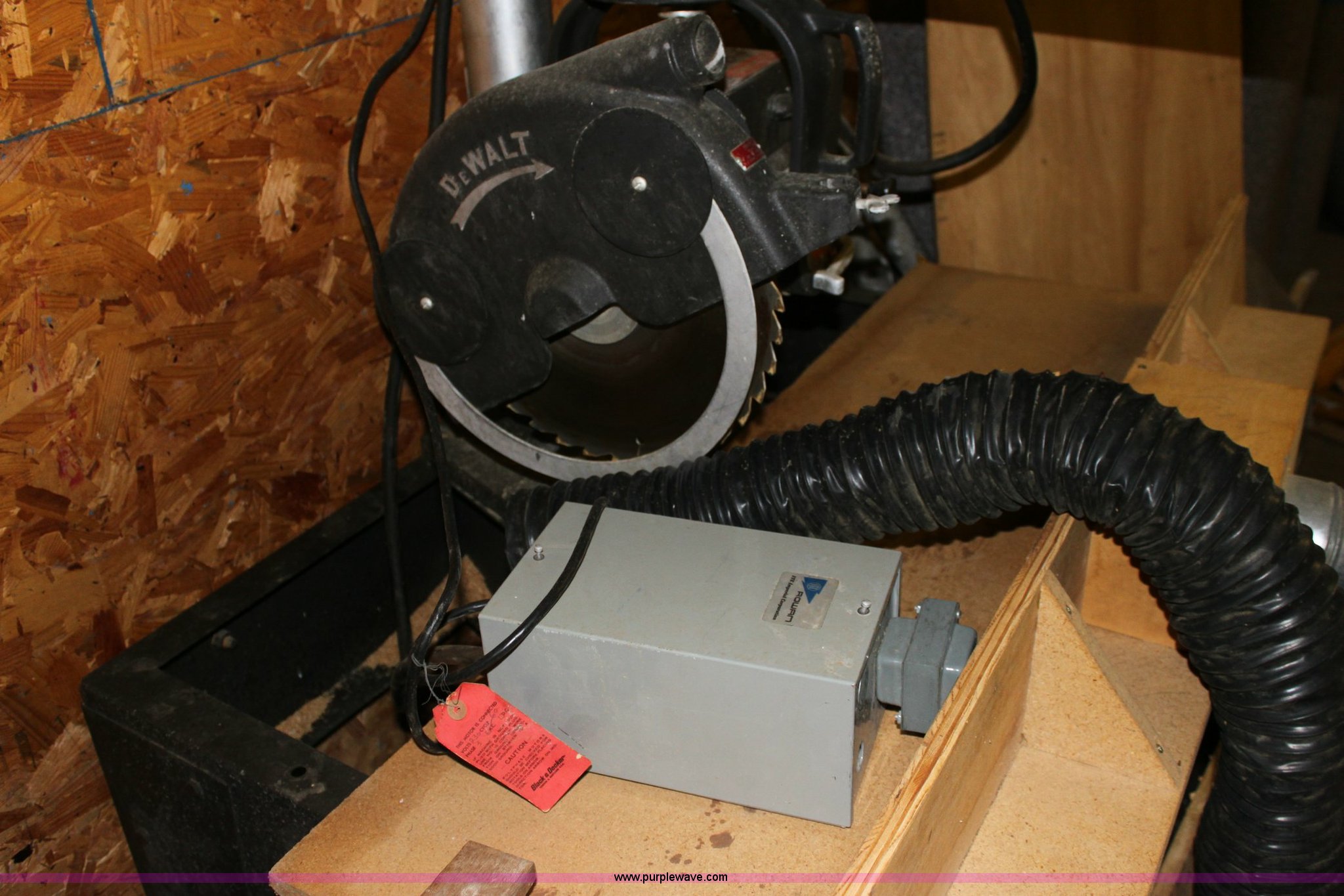 Dewalt 12" radial arm saw on stand in Hutchinson, KS | Item 6461 sold ...