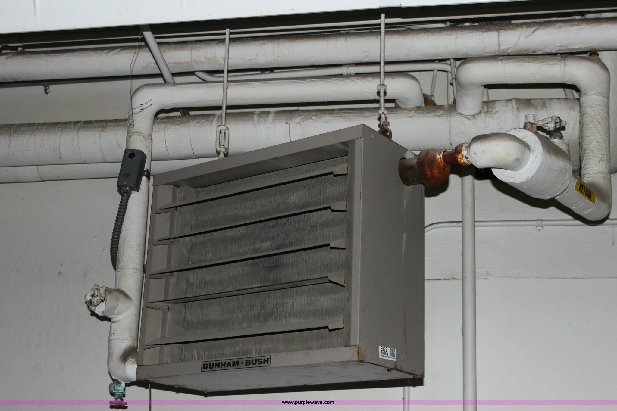 Dunham-Bush shop heater in Wichita, KS | Item 6522 sold | Purple Wave