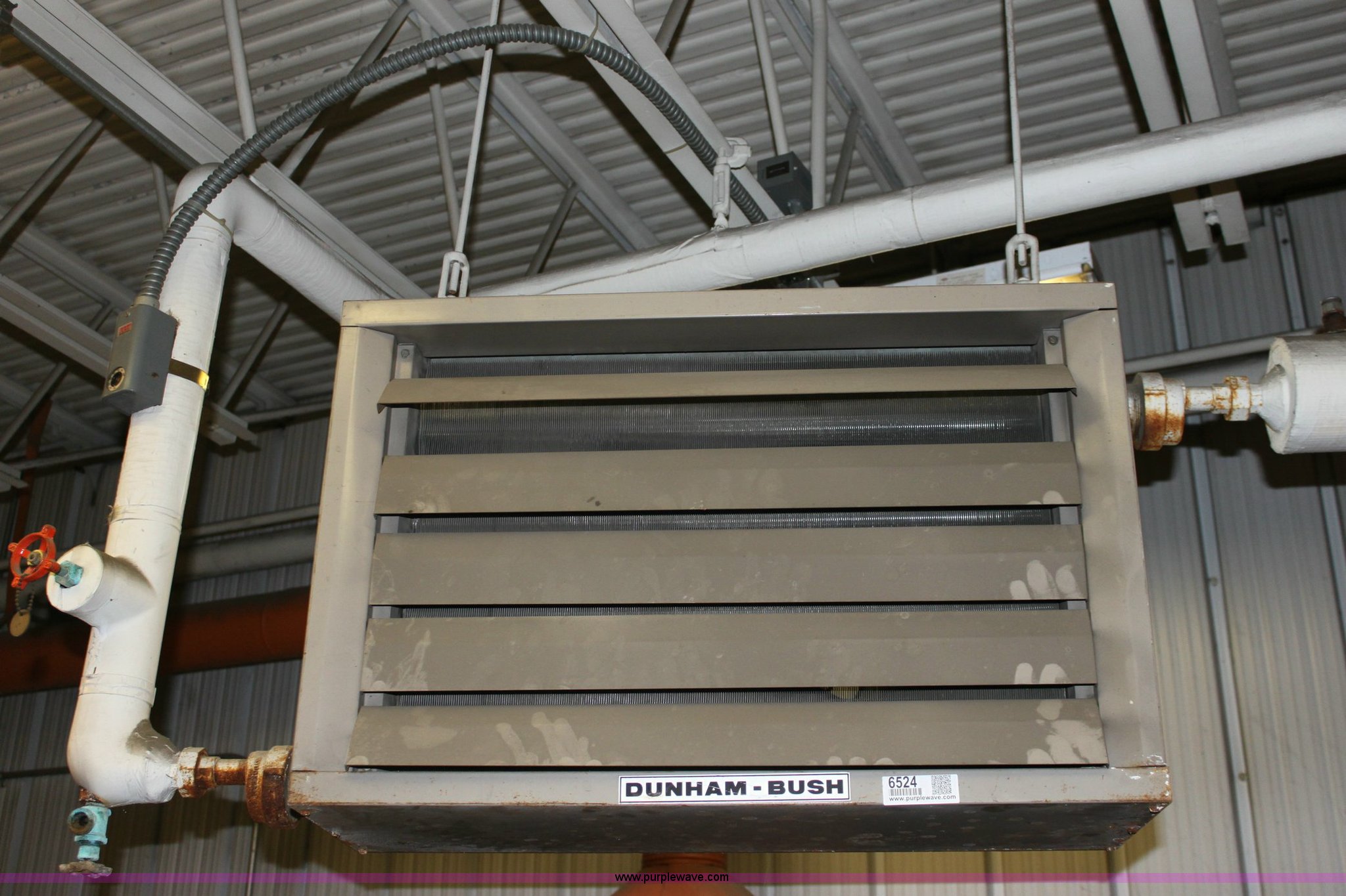 Dunham-Bush shop heater in Wichita, KS | Item 6524 sold | Purple Wave