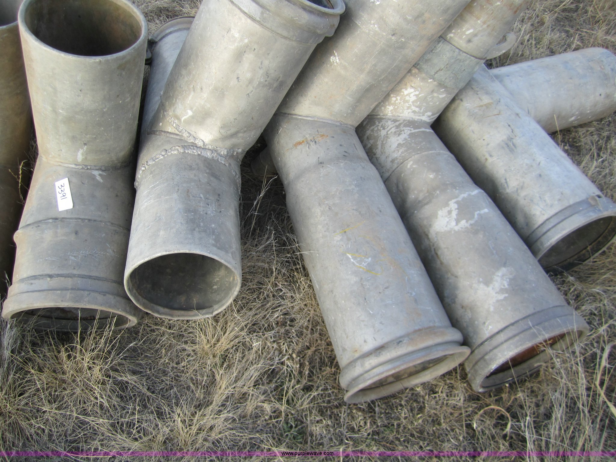 (5) 8" irrigation pipe T sections in Hooker, OK | Item 3391 sold ...