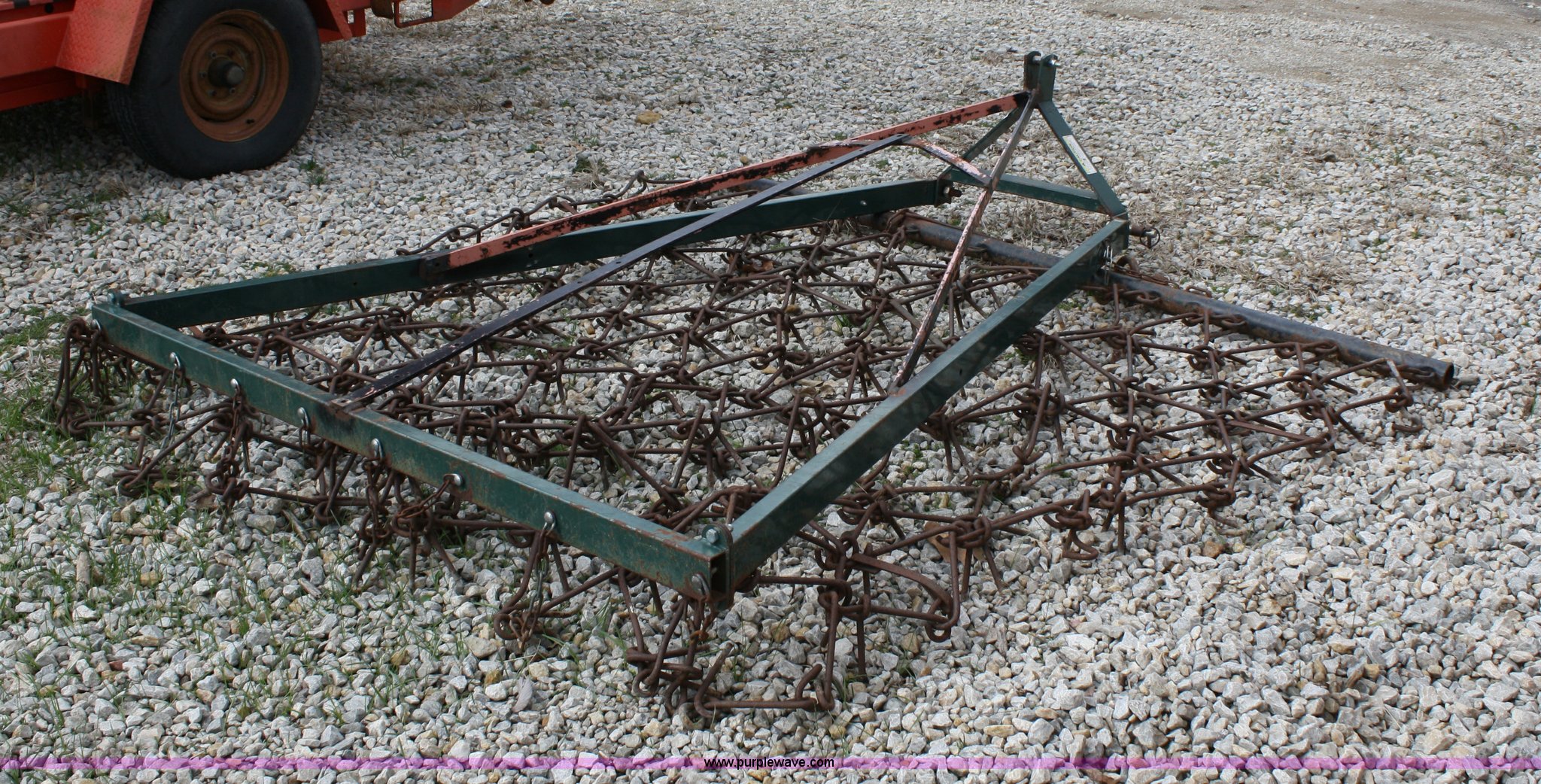 7'6" three point drag harrow in Lawrence, KS | Item 4683 sold | Purple Wave