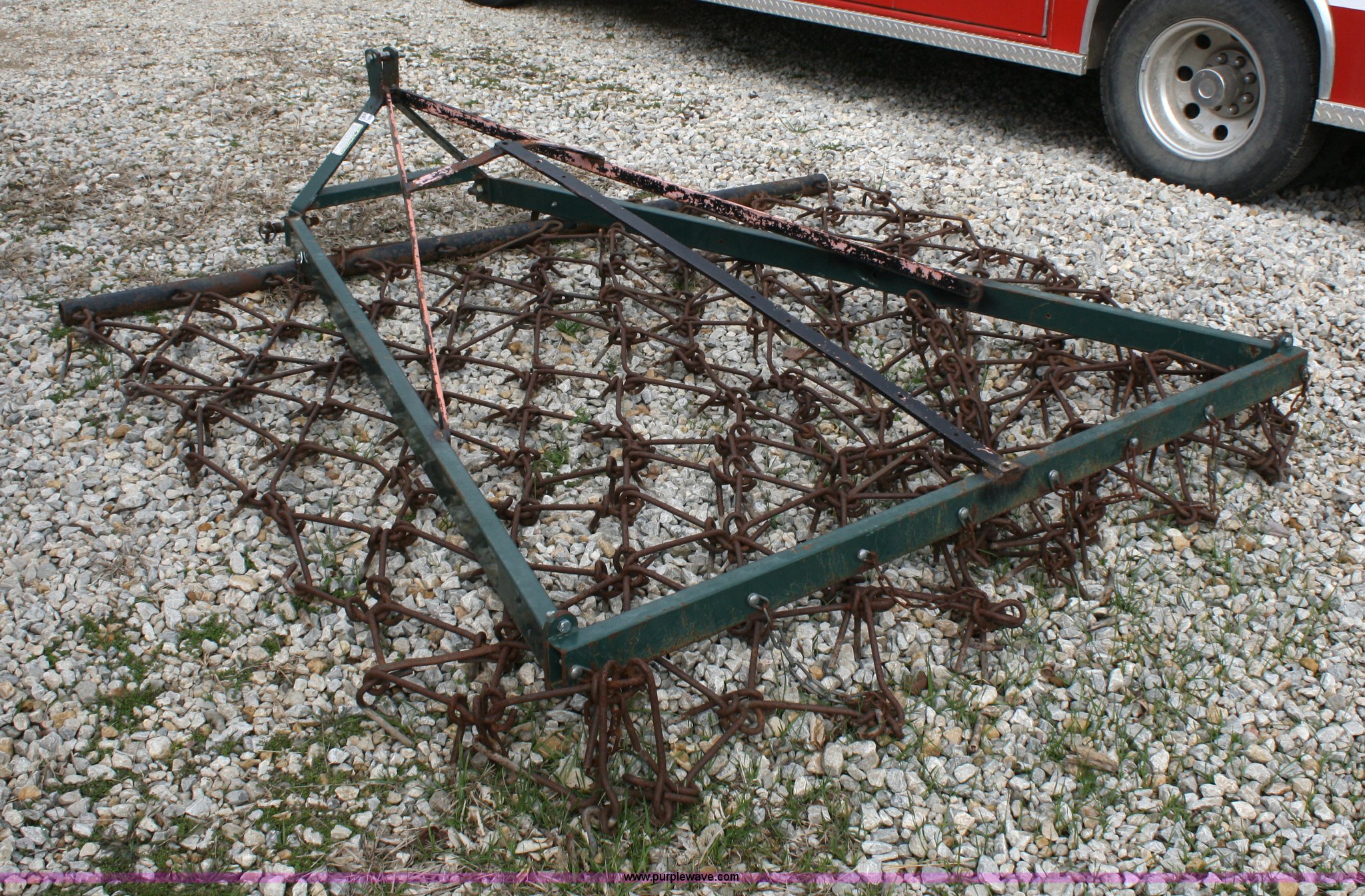 7'6" three point drag harrow in Lawrence, KS | Item 4683 sold | Purple Wave