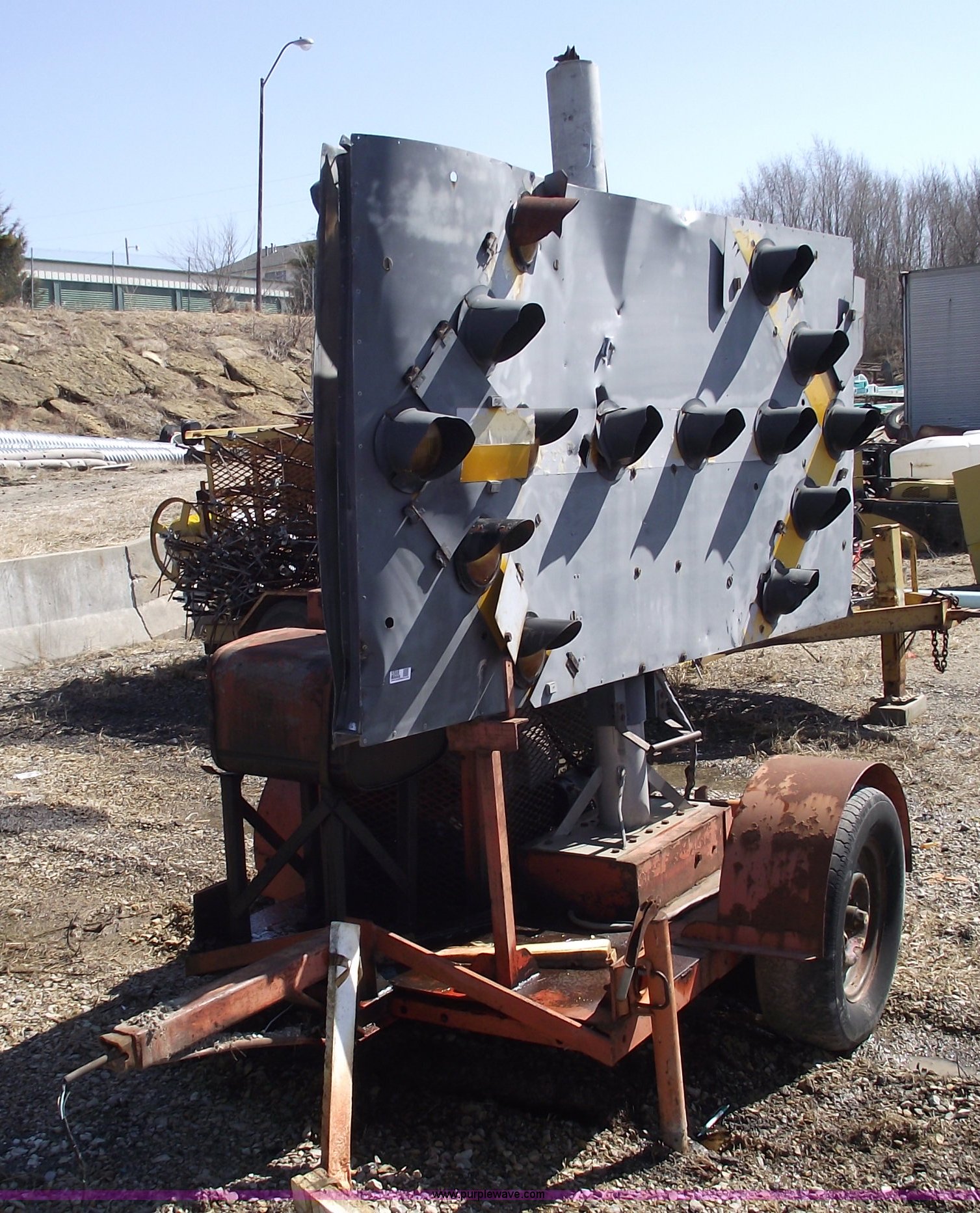 Directional towable street sign in Tonganoxie, KS | Item 5588 sold ...
