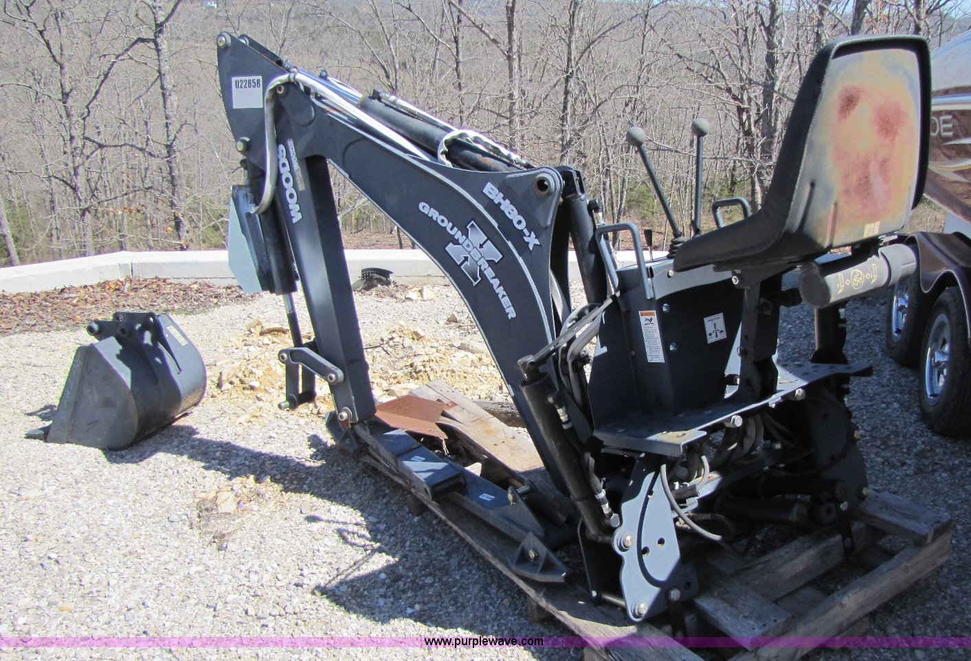 Woods BH80X-1 backhoe attachment in Branson, MO | Item 8452 sold ...