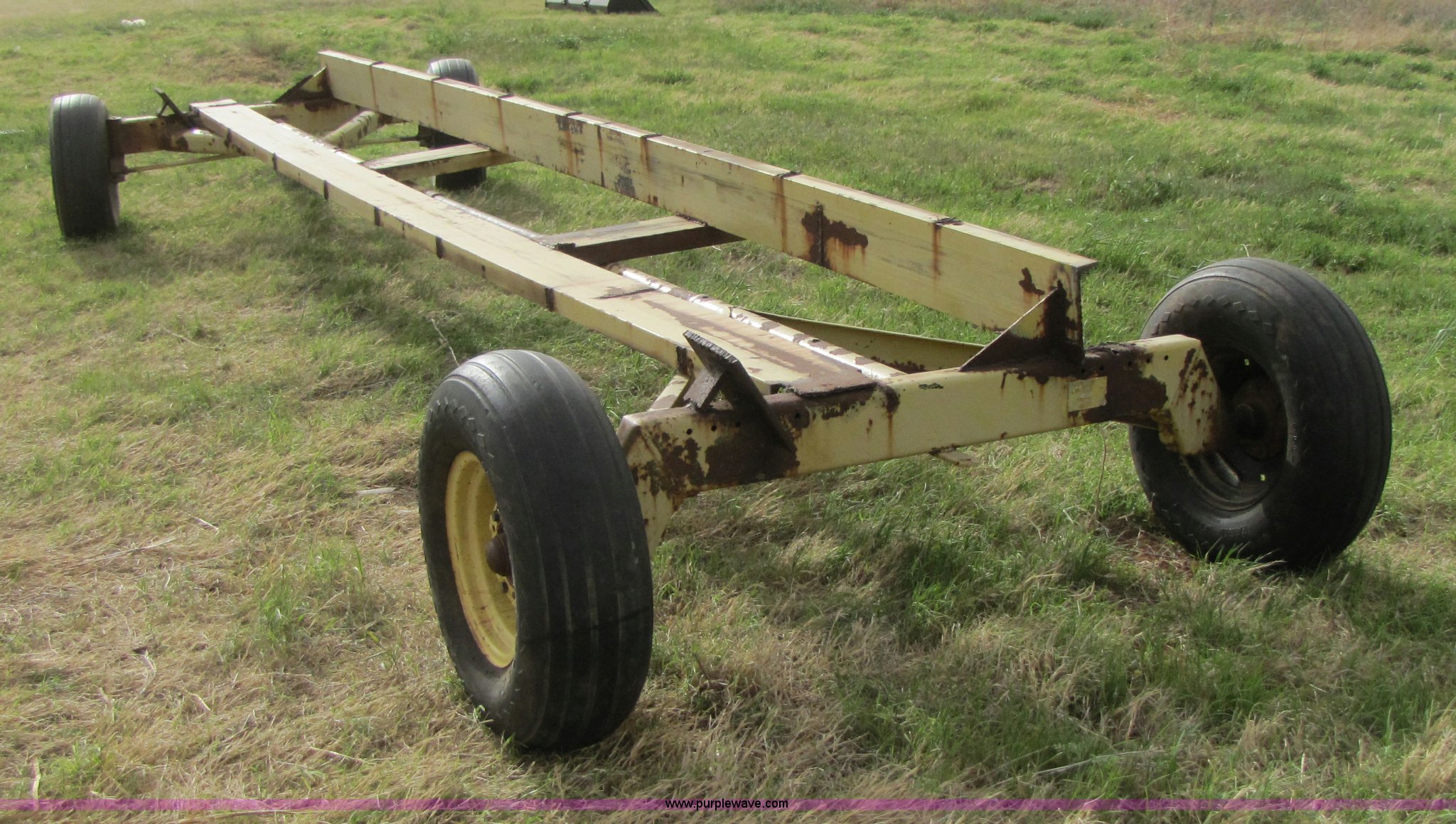Homemade header trailer in Anadarko, OK | Item 3499 sold | Purple Wave