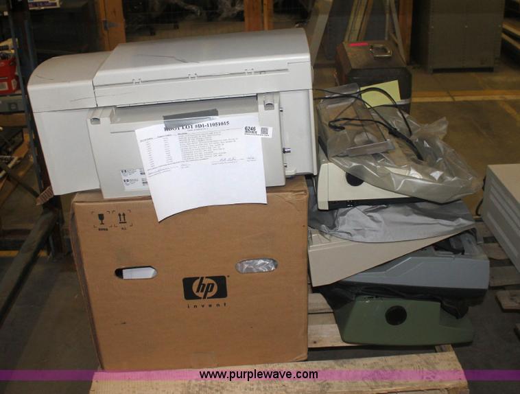 Printers, electric typewriters, scale, and surveying equipment in ...