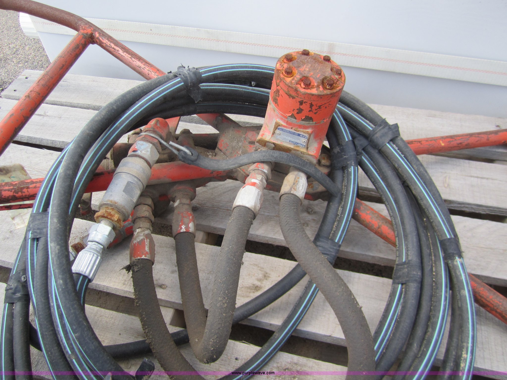 Homemade hand held hydraulic post hole digger in Norton, KS | Item 3097 ...