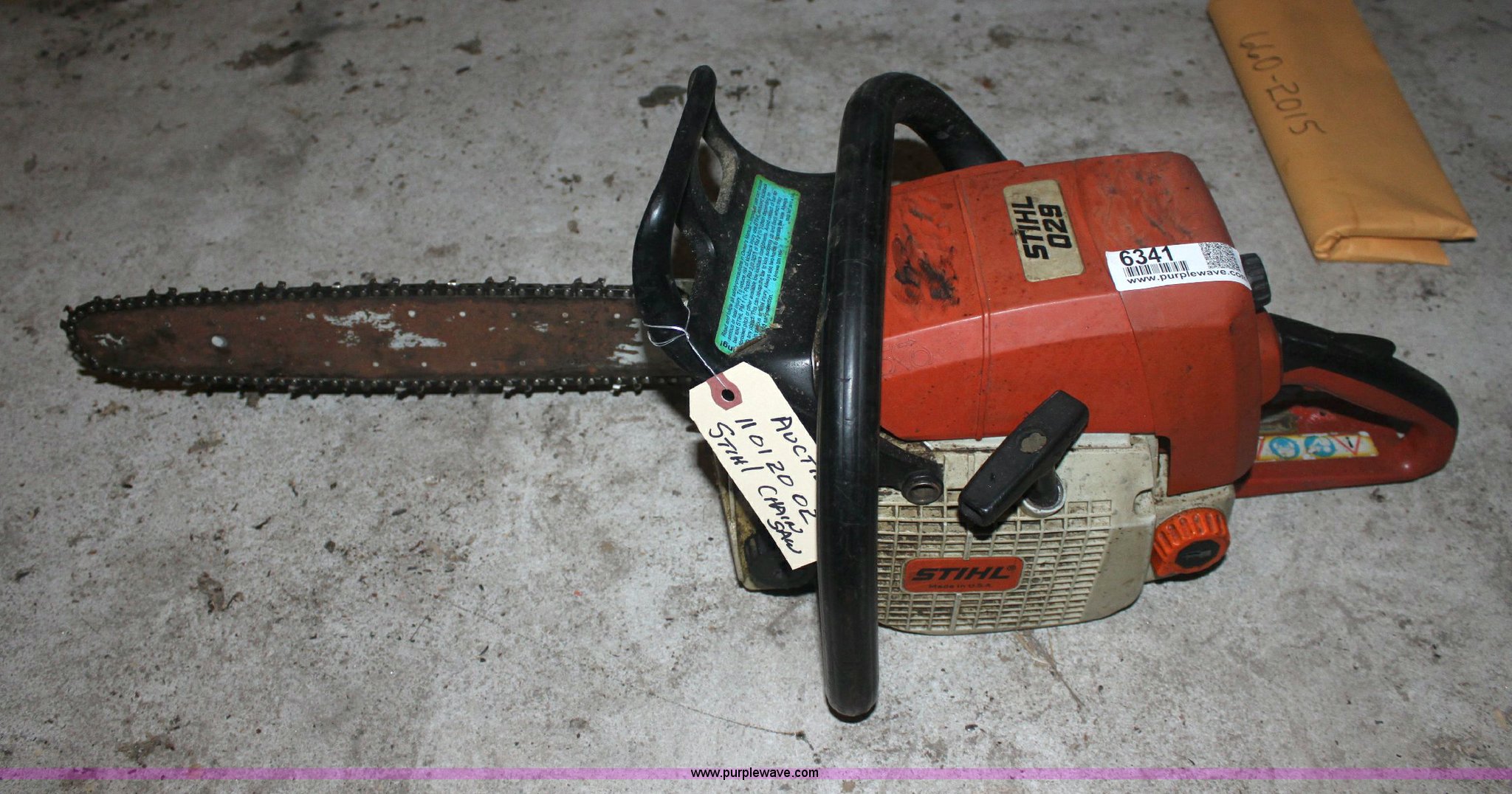 Stihl 029 chain saw in Salina, KS | Item 6341 sold | Purple Wave