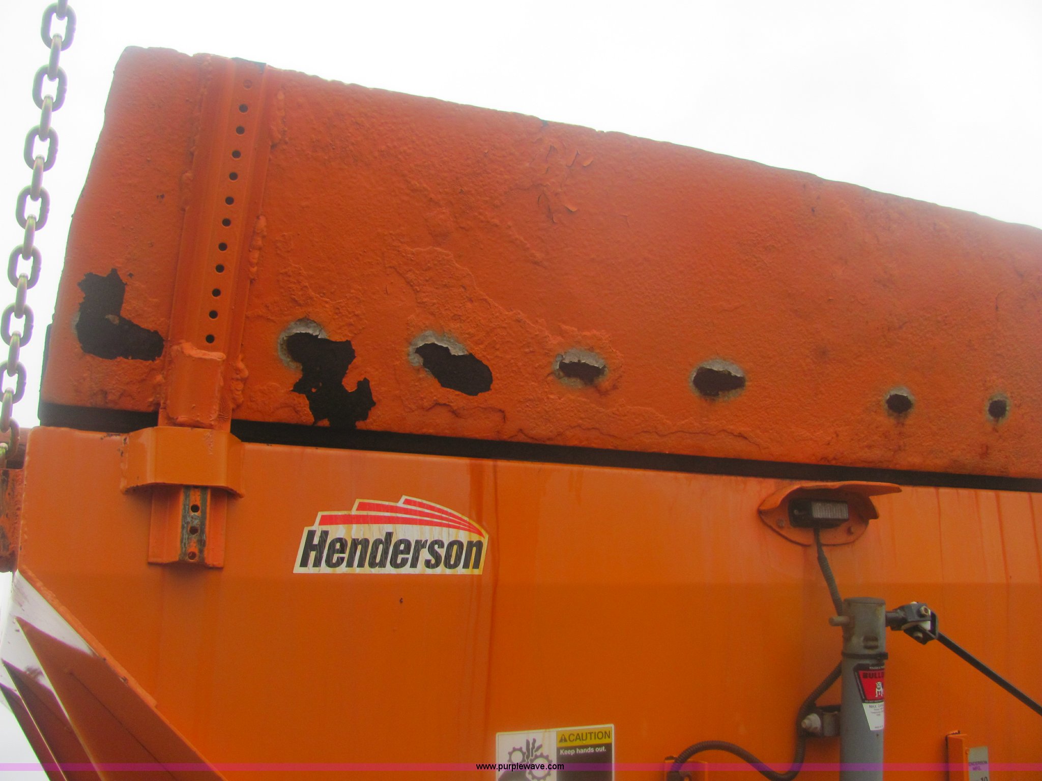 Henderson spreader in Augusta, KS | Item 6928 sold | Purple Wave