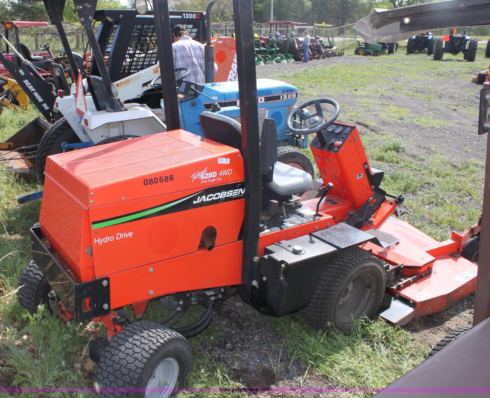 Jacobsen Turfcat 628D riding lawn mower in Wichita, KS | Item 6236 sold ...