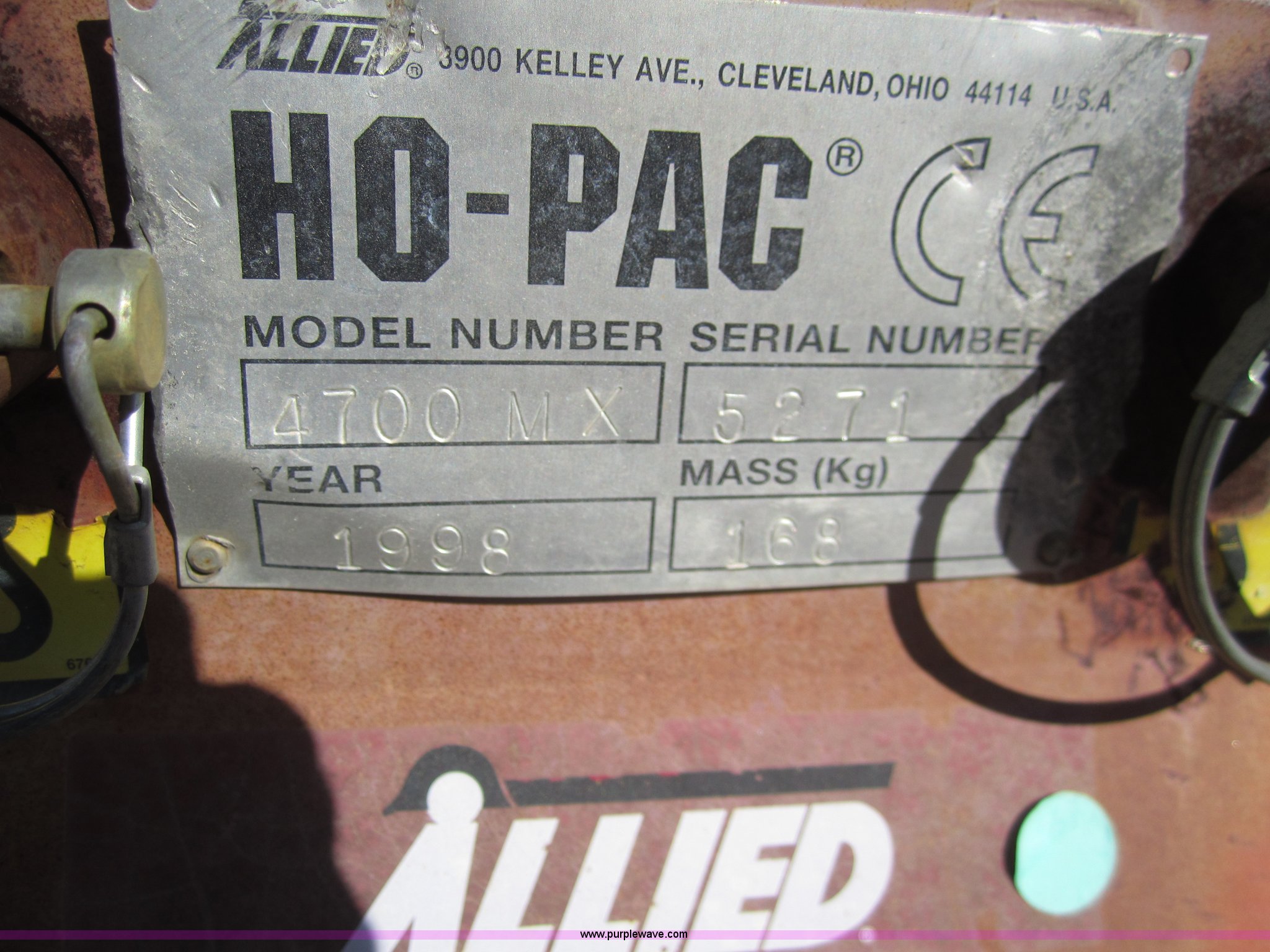 1998 Allied Ho-pac 4700MX compactor in Colorado Springs, CO | Item 3013 ...