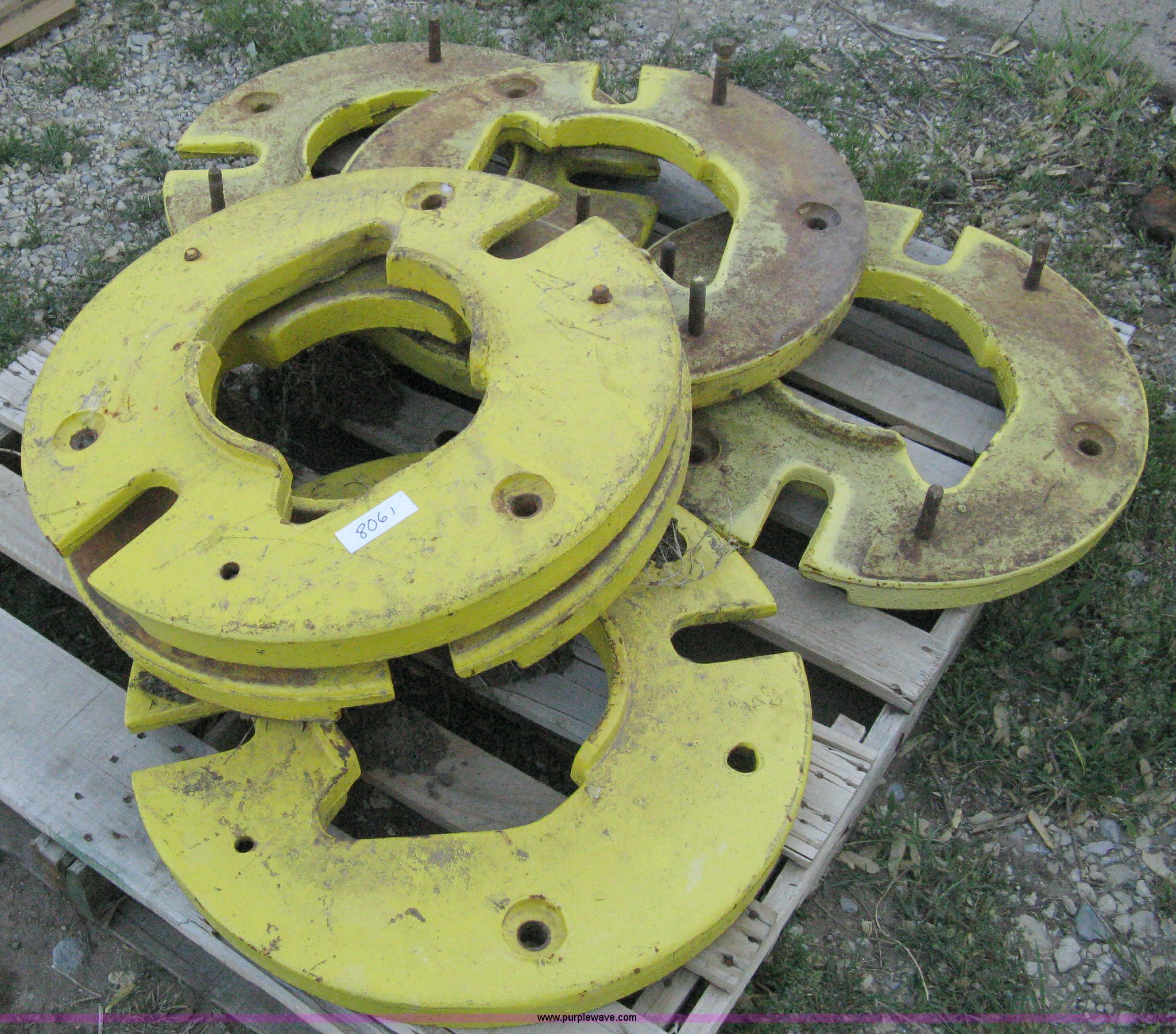 (6) John Deere interlocking wheel weights in Sedgwick, KS | Item 8061 ...