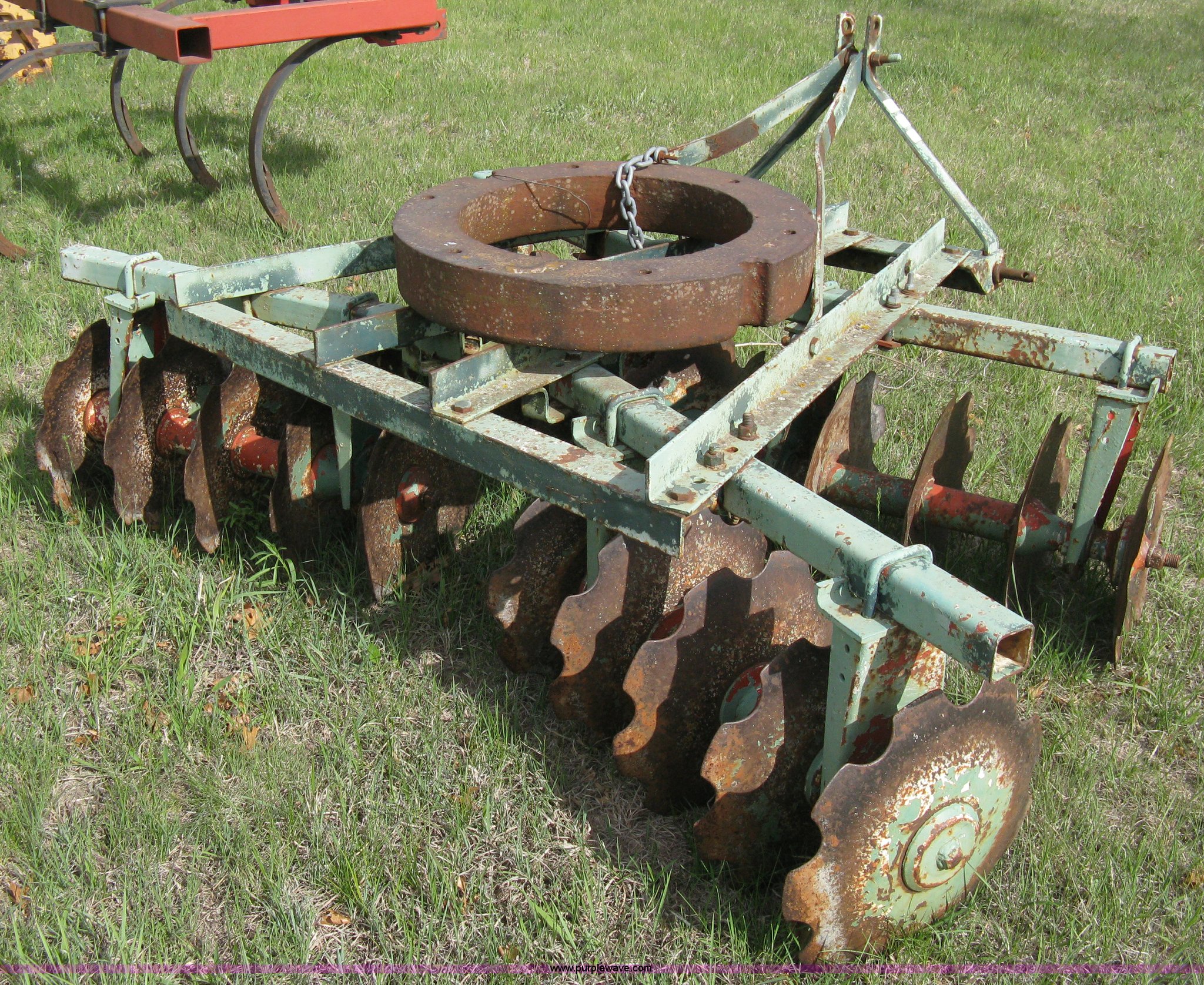 Three point disk harrow in Valley Center, KS | Item 8070 sold | Purple Wave