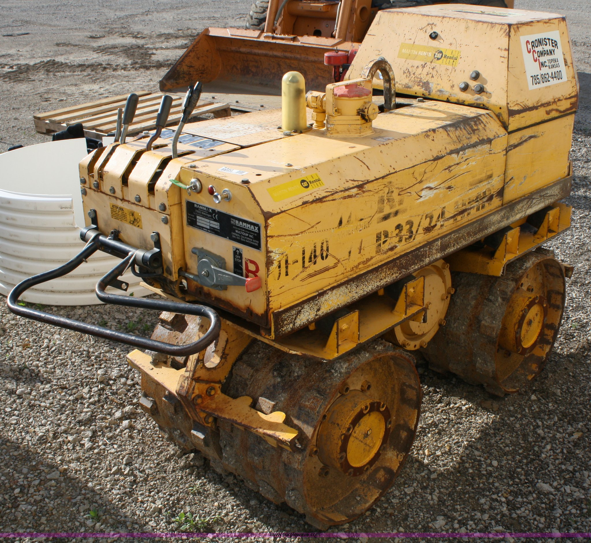 2000 Rammax P33/24HMR trench packer in Topeka, KS | Item 2398 sold ...