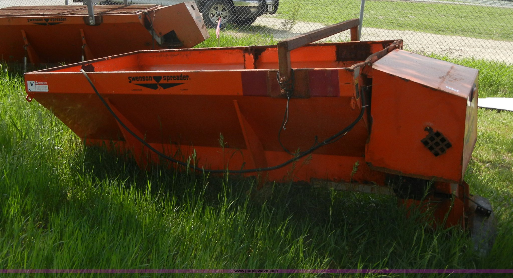 (2) Swenson salt/sand spreaders in Manhattan, KS | Item 2239 sold ...