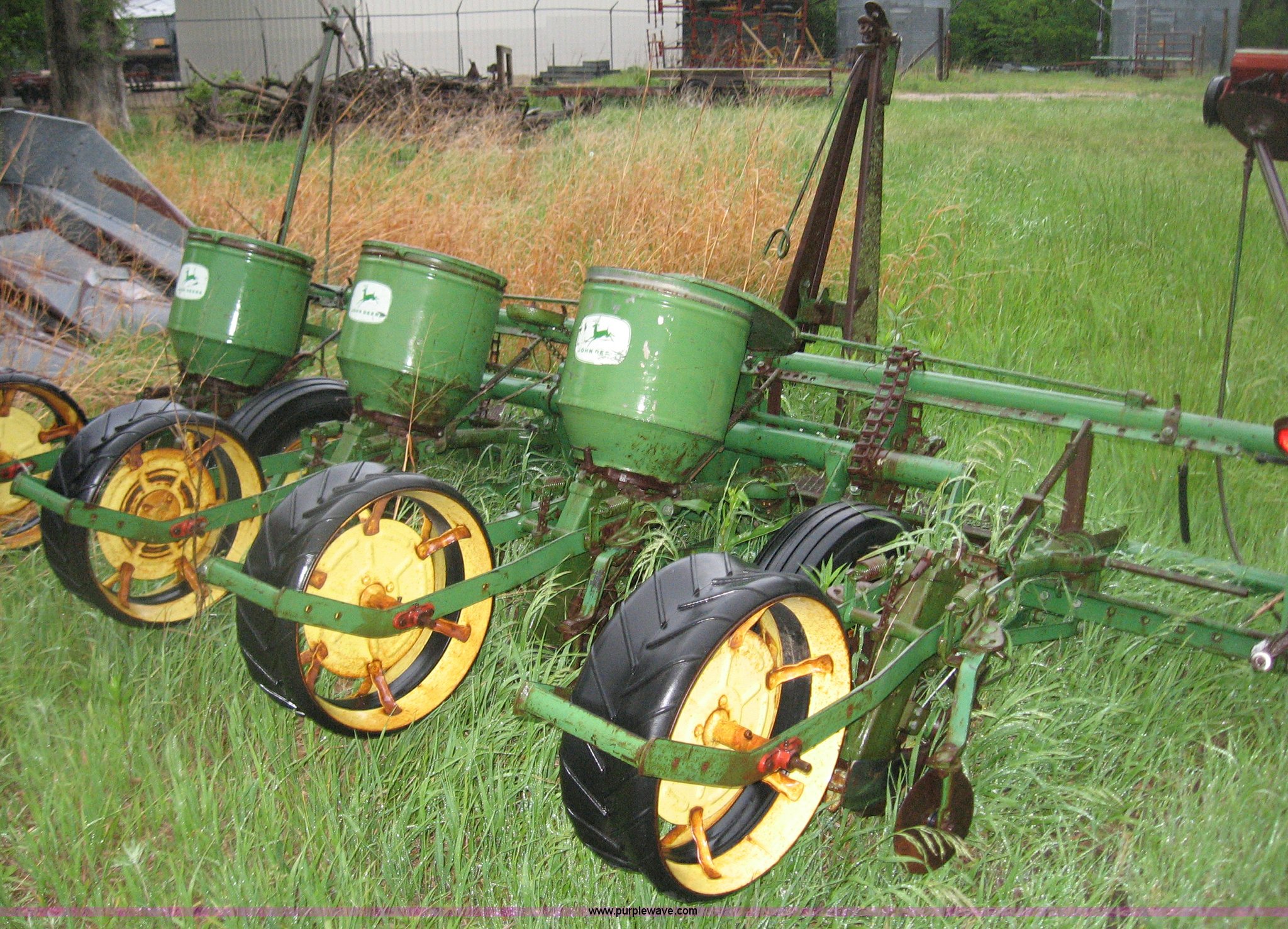 John Deere four row planter in Hillsboro, KS | Item 5341 sold | Purple Wave
