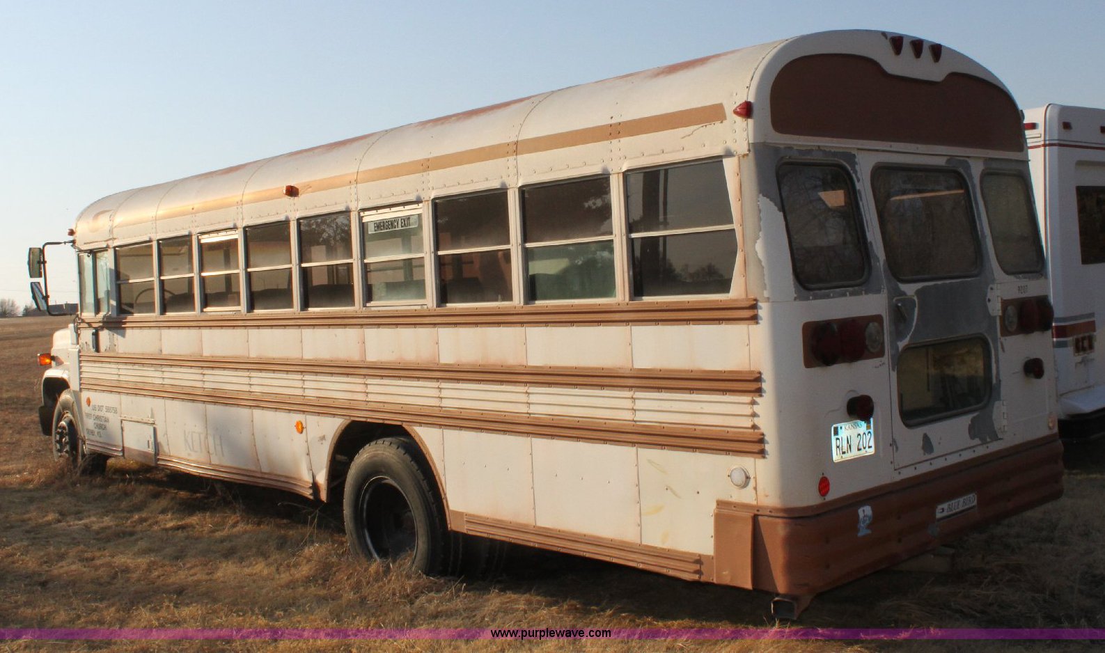 1985 Chevrolet Bluebird bus in Derby, KS | Item 6352 sold | Purple Wave