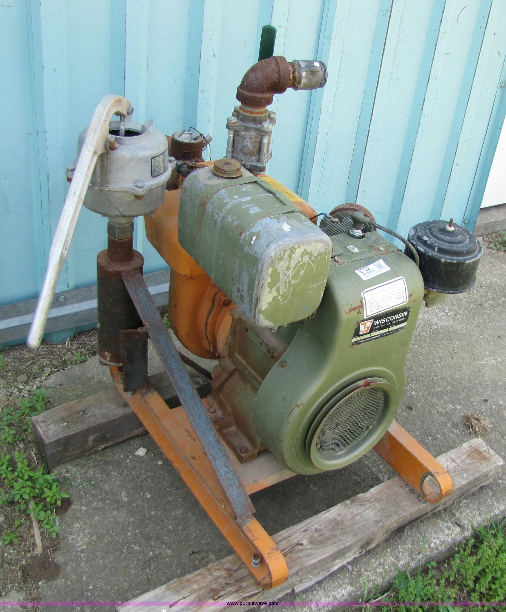 Pump with Wisconsin heavy duty engine in Manhattan, KS | Item 8722 sold ...