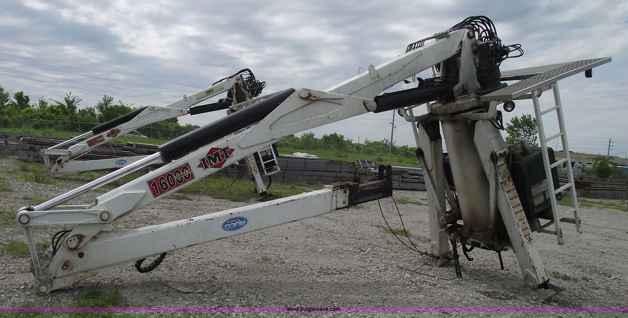 2005 IMT 16000 Series III hydraulic loader crane in Lee's Summit, MO ...